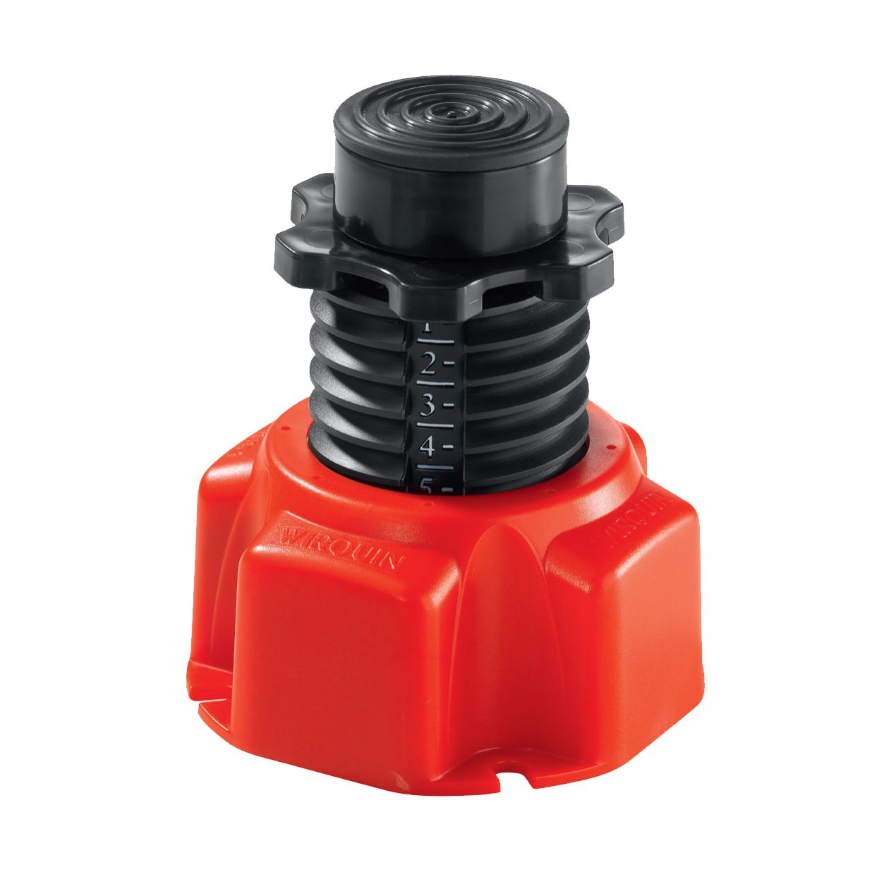 Wirquin Black & red Plastic Shower tray feet, Pack of 4 | DIY at B&Q