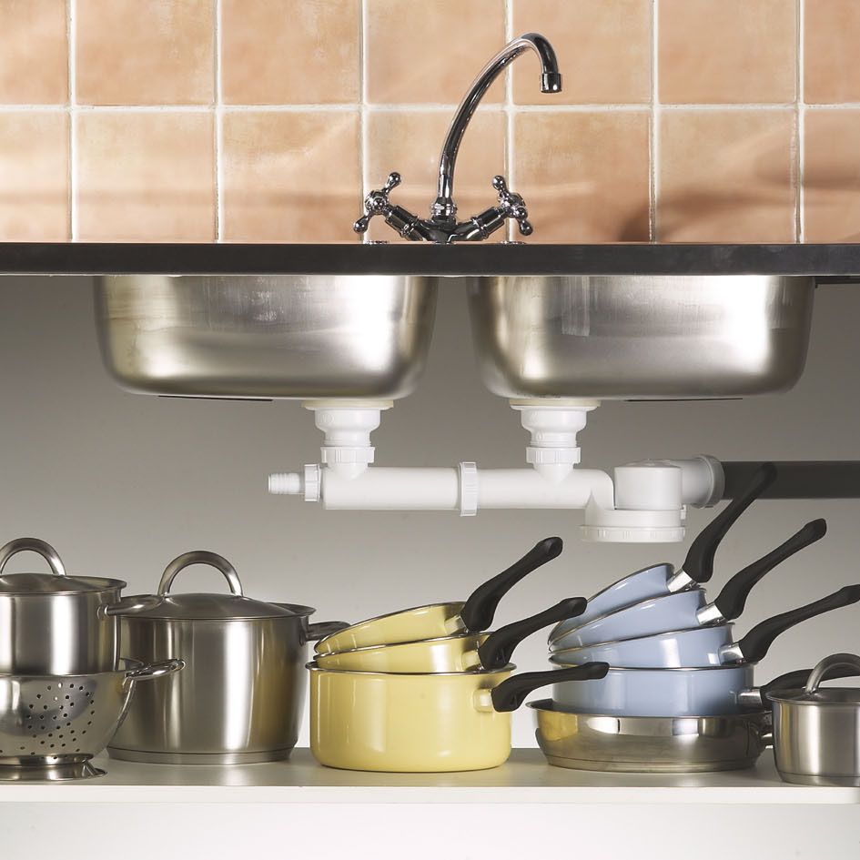 Wirquin Kitchen sink waste kit, (Dia)38mm