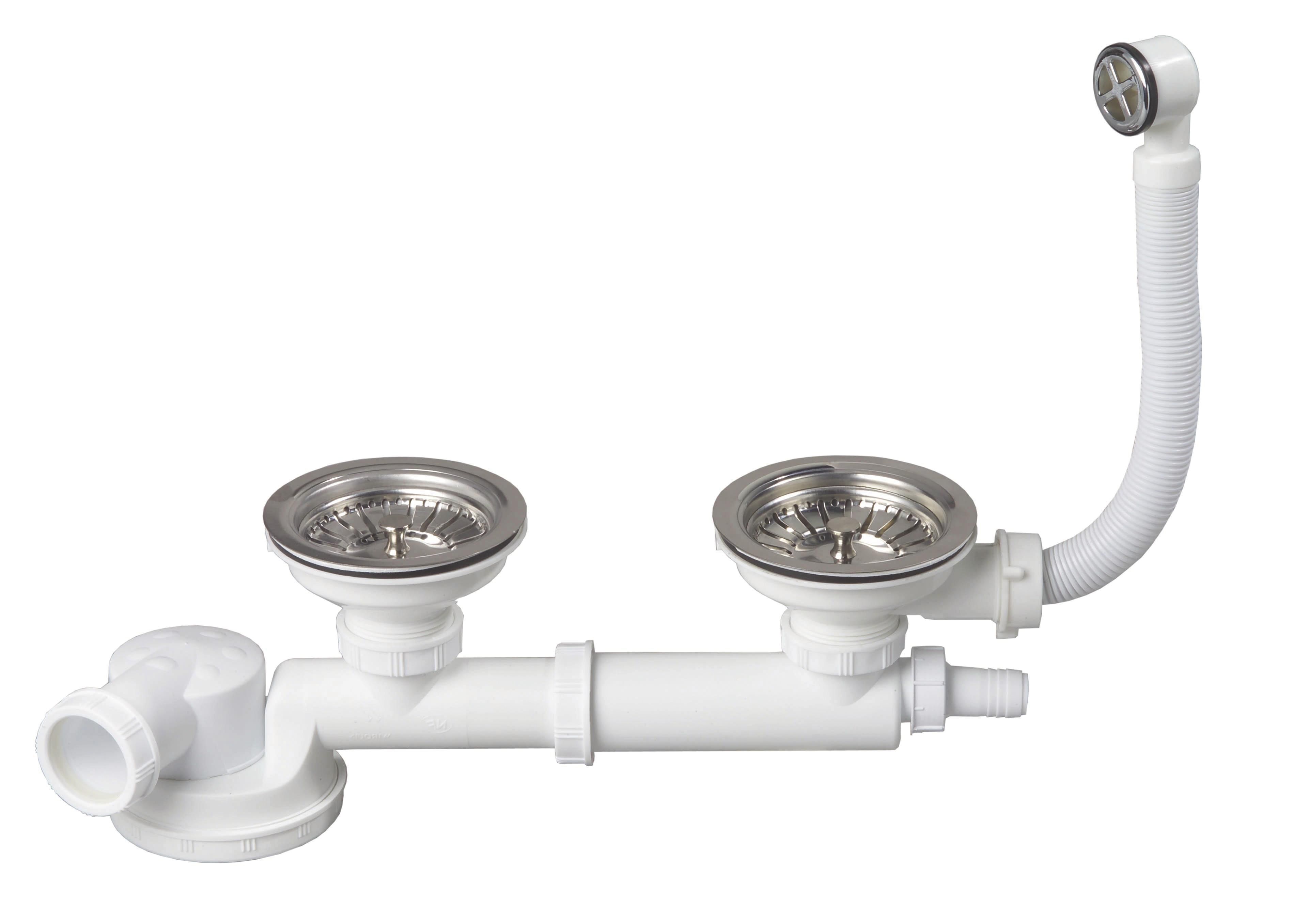 Wirquin Kitchen sink waste kit, (Dia)38mm