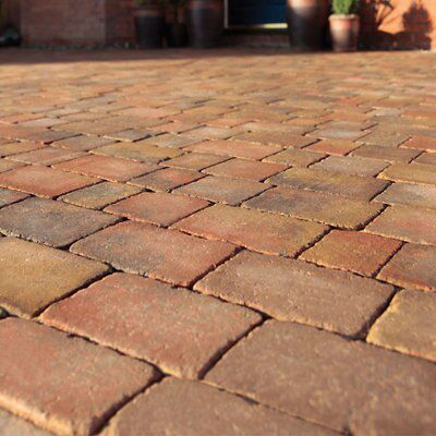Woburn rumbled Brindle Block paving (L)100mm (W)134mm (T)50mm, Pack of ...