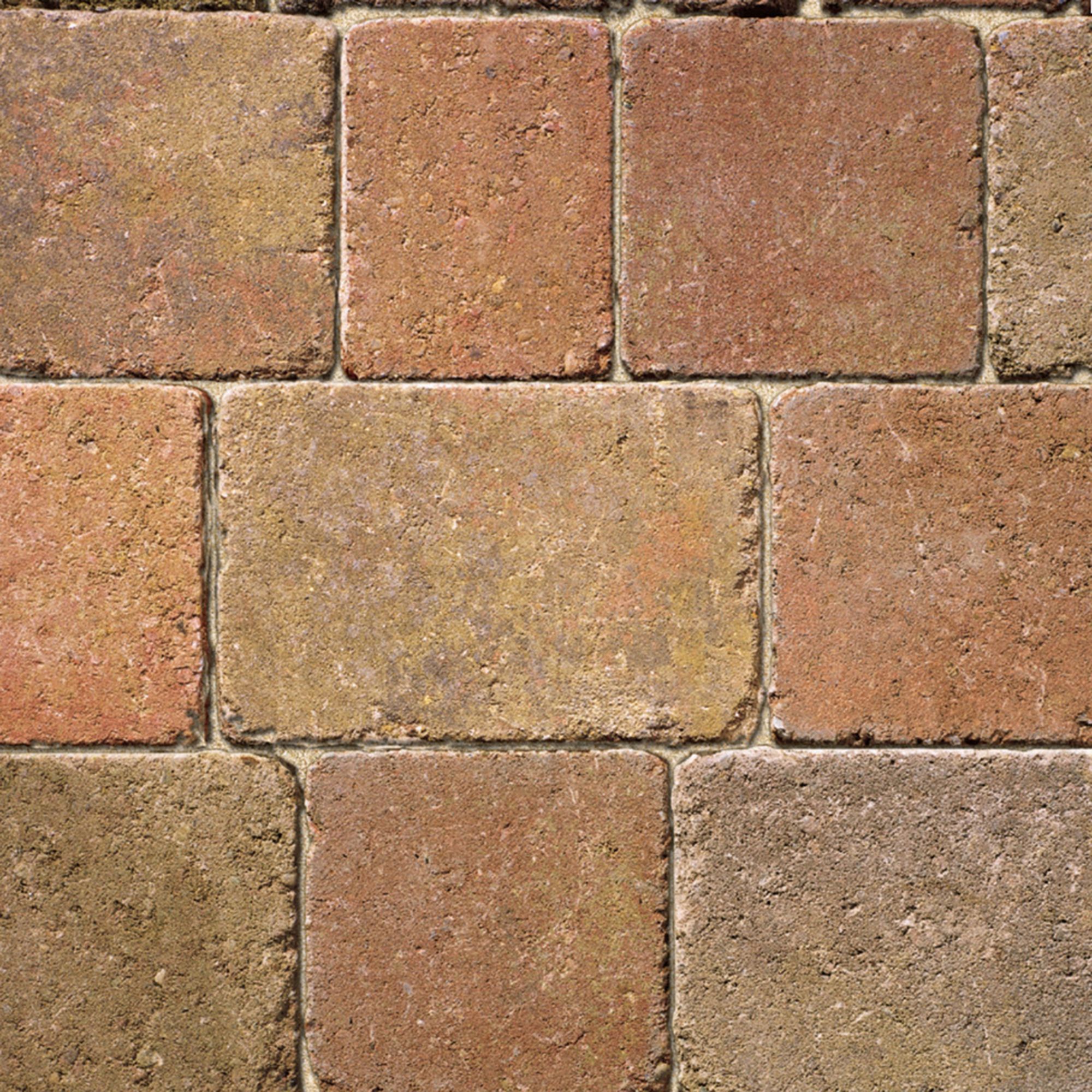 Woburn rumbled Red Block paving (L)200mm (W)100mm, Pack of 488 | DIY at B&Q