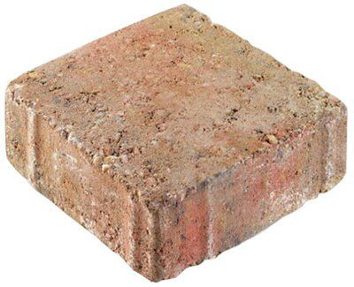 Woburn rumbled Red Block paving (L)200mm (W)100mm (T)50mm, Pack of 488