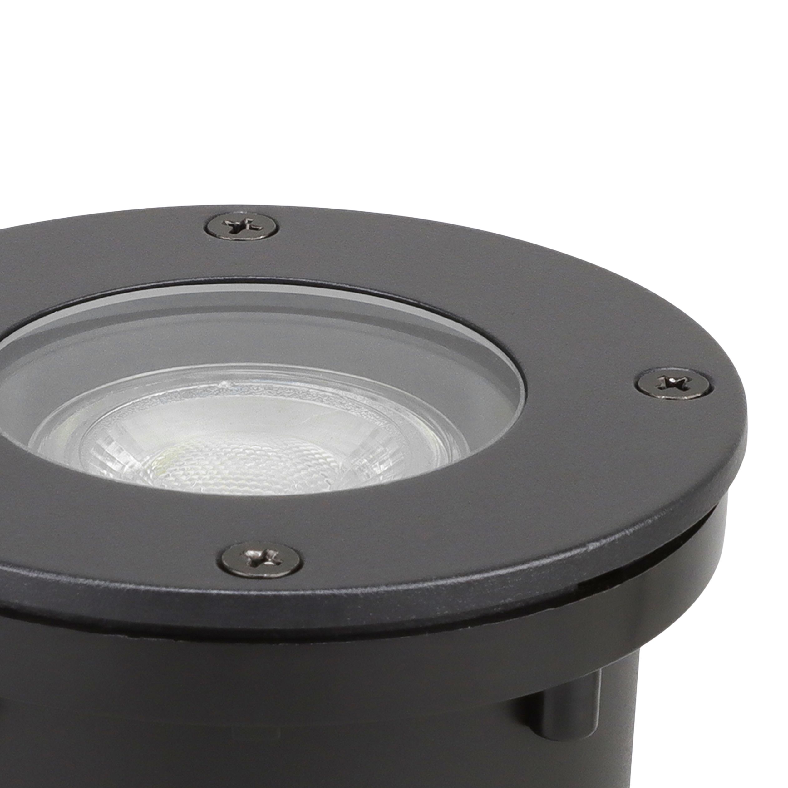 Wonsey Black Outdoor Ground light (D)114mm