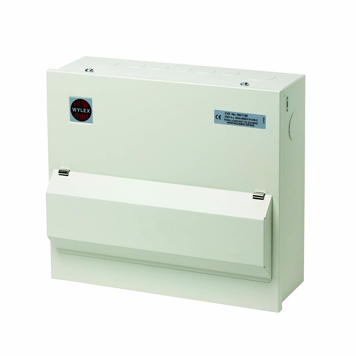 Wylex 11-way Main switch Consumer unit with 100A main switch