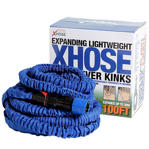 XHose Blue Extendable Hose pipe (L)30.48m | DIY at B&Q