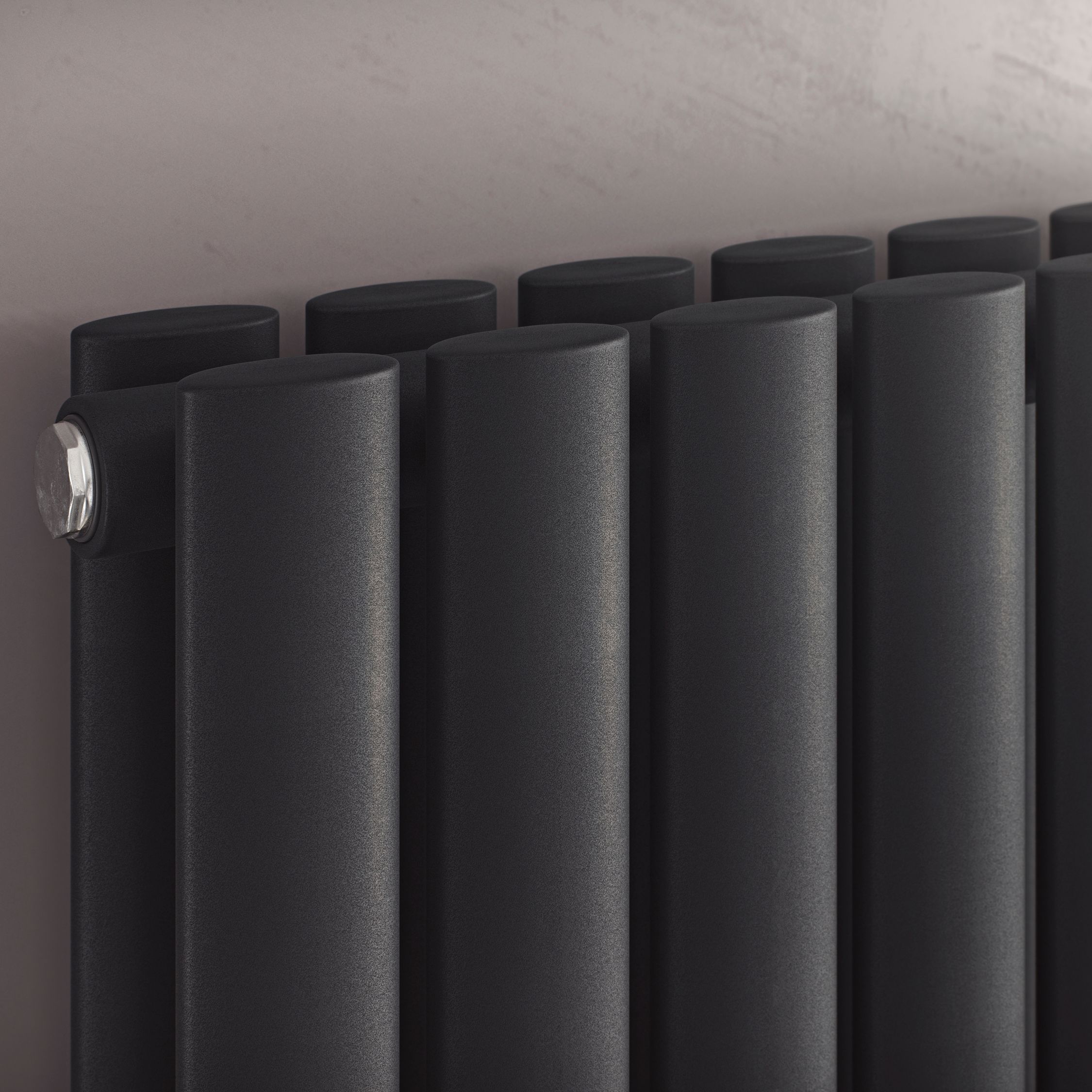 Ximax Champion Duplex Anthracite Vertical Designer Radiator, (W)294mm x ...