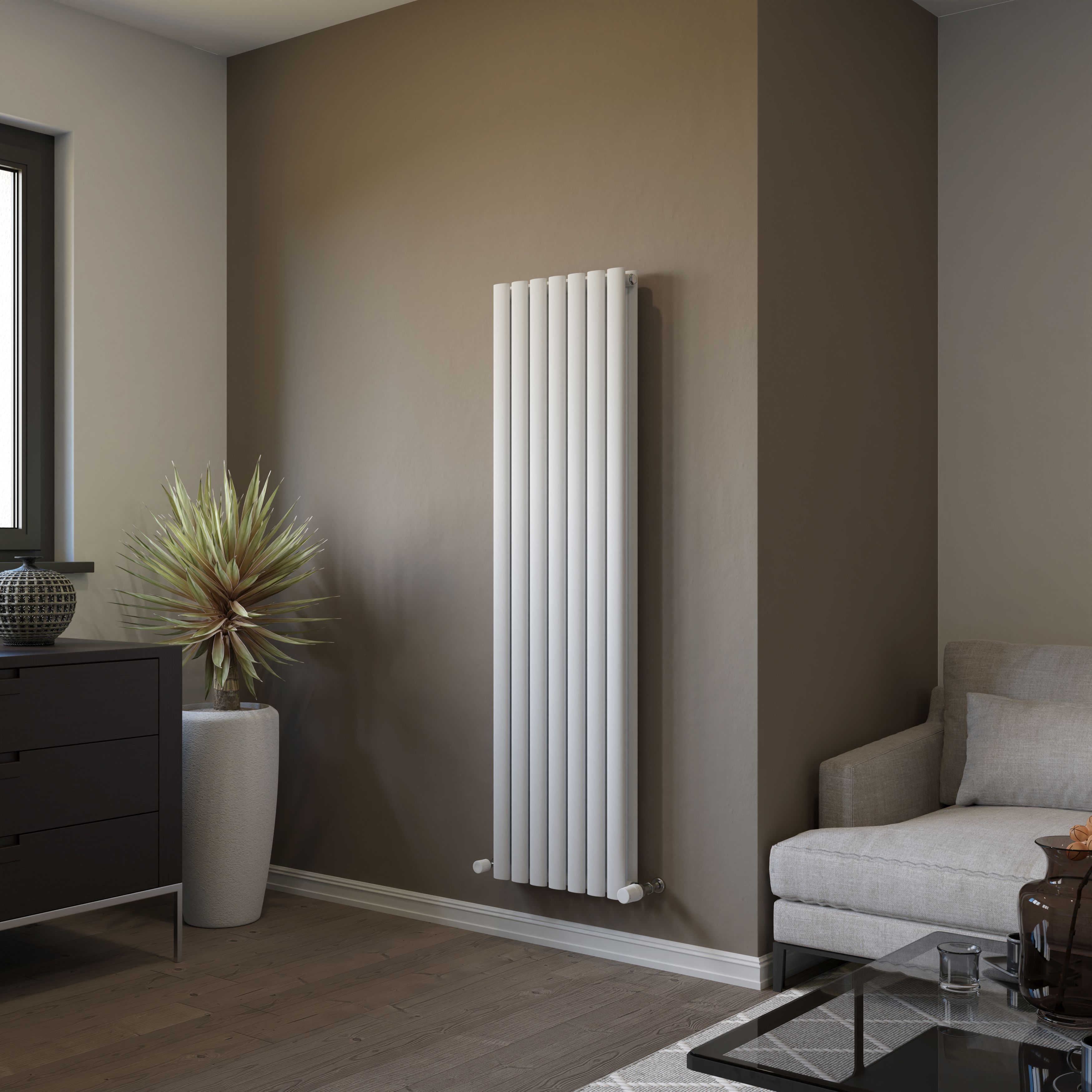 Ximax Champion Duplex FORD1500410W White Gas Vertical Designer 3543BTU ...