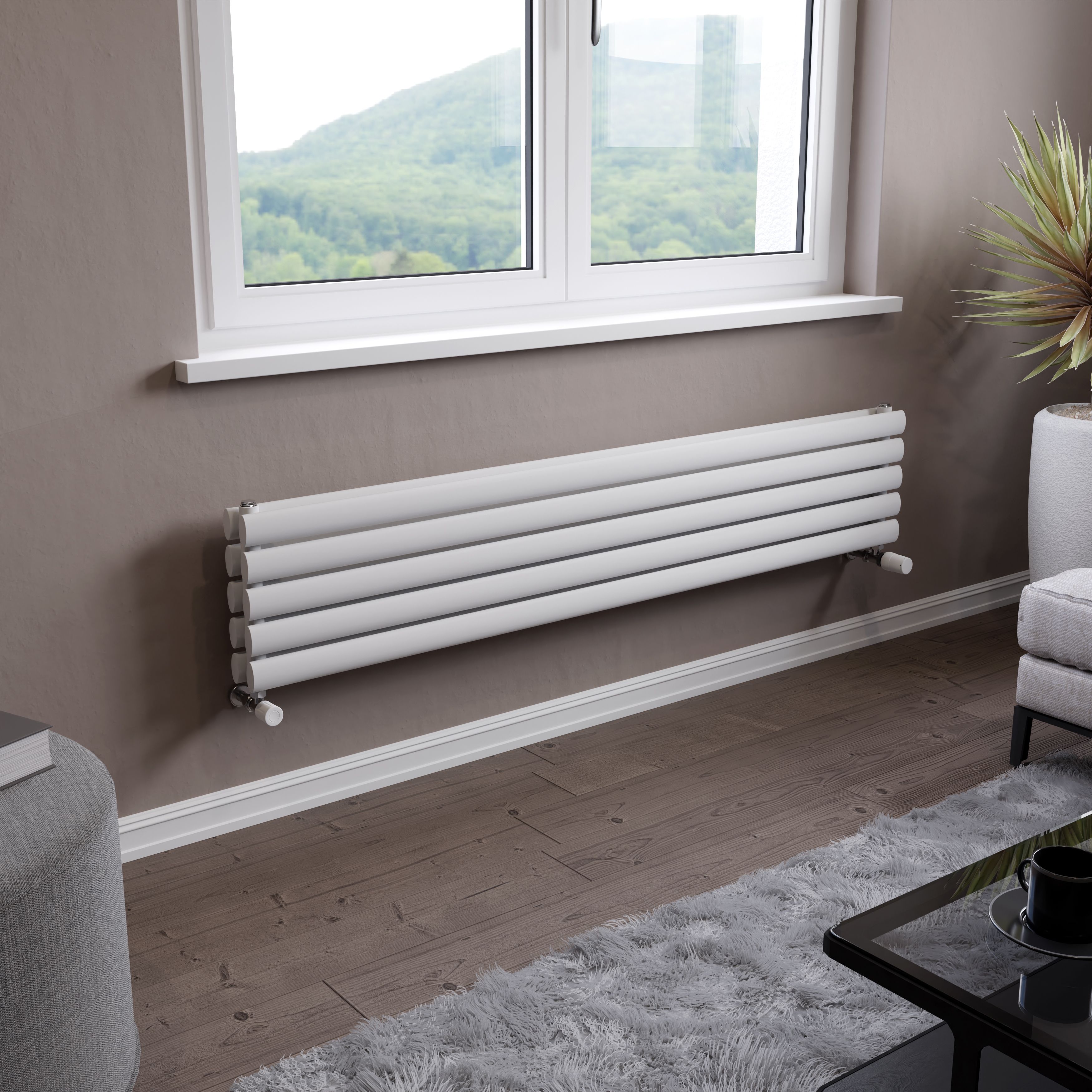 Ximax Champion Duplex FORDH2941500W White Gas Horizontal Designer ...