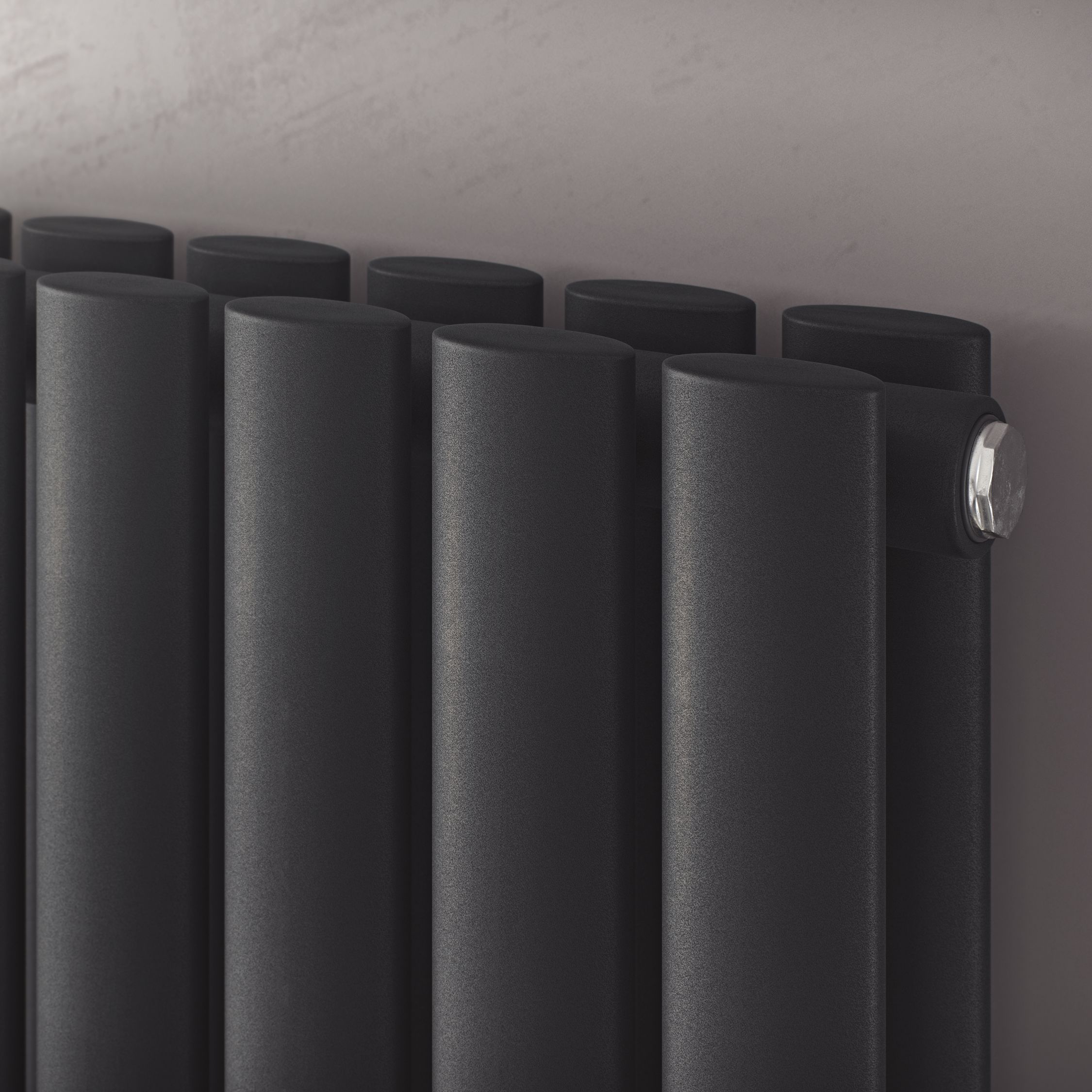 Ximax Champion Duplex Matt anthracite Vertical Designer Radiator, (W ...