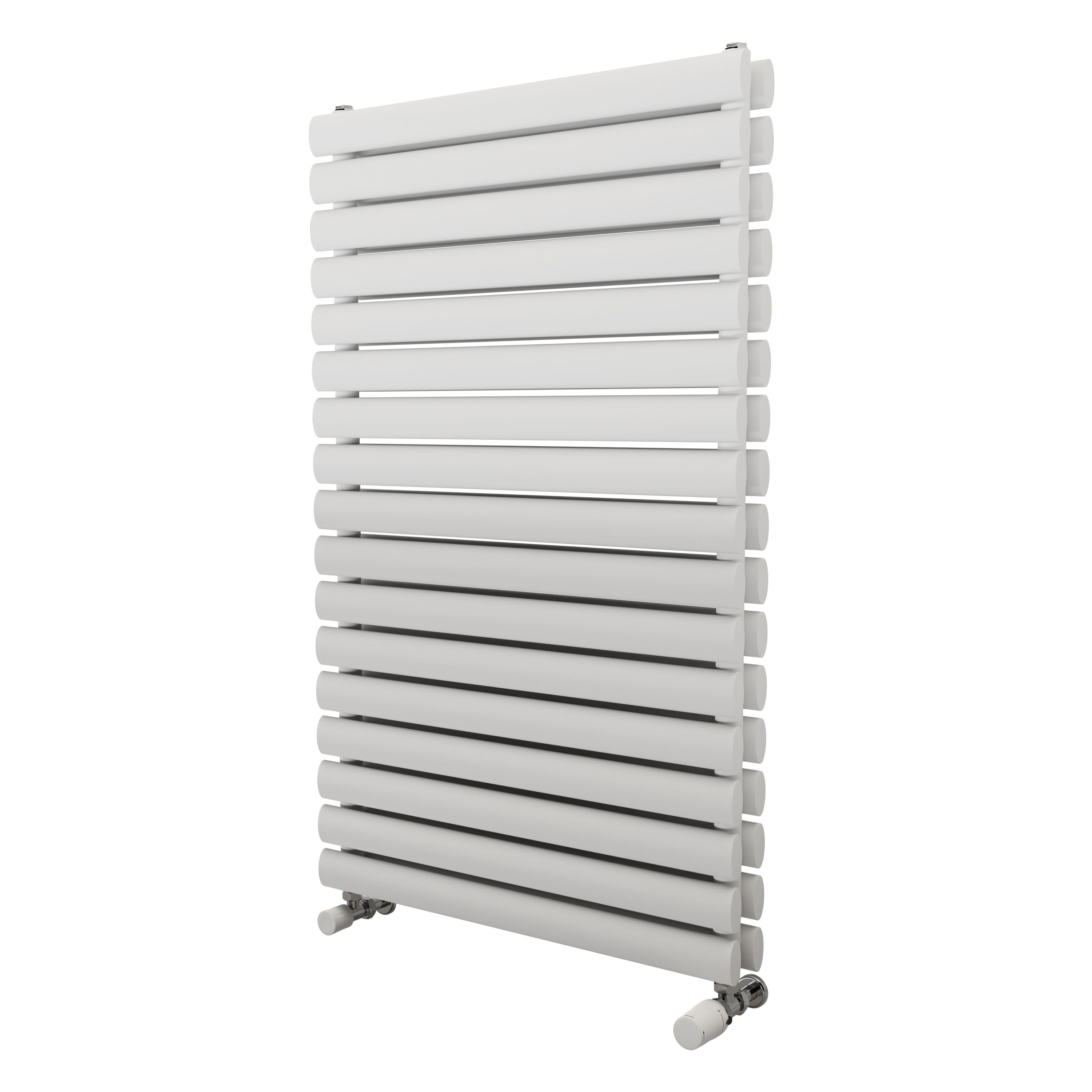 Ximax Champion Duplex Satin white Vertical Designer Radiator, (W)600mm ...