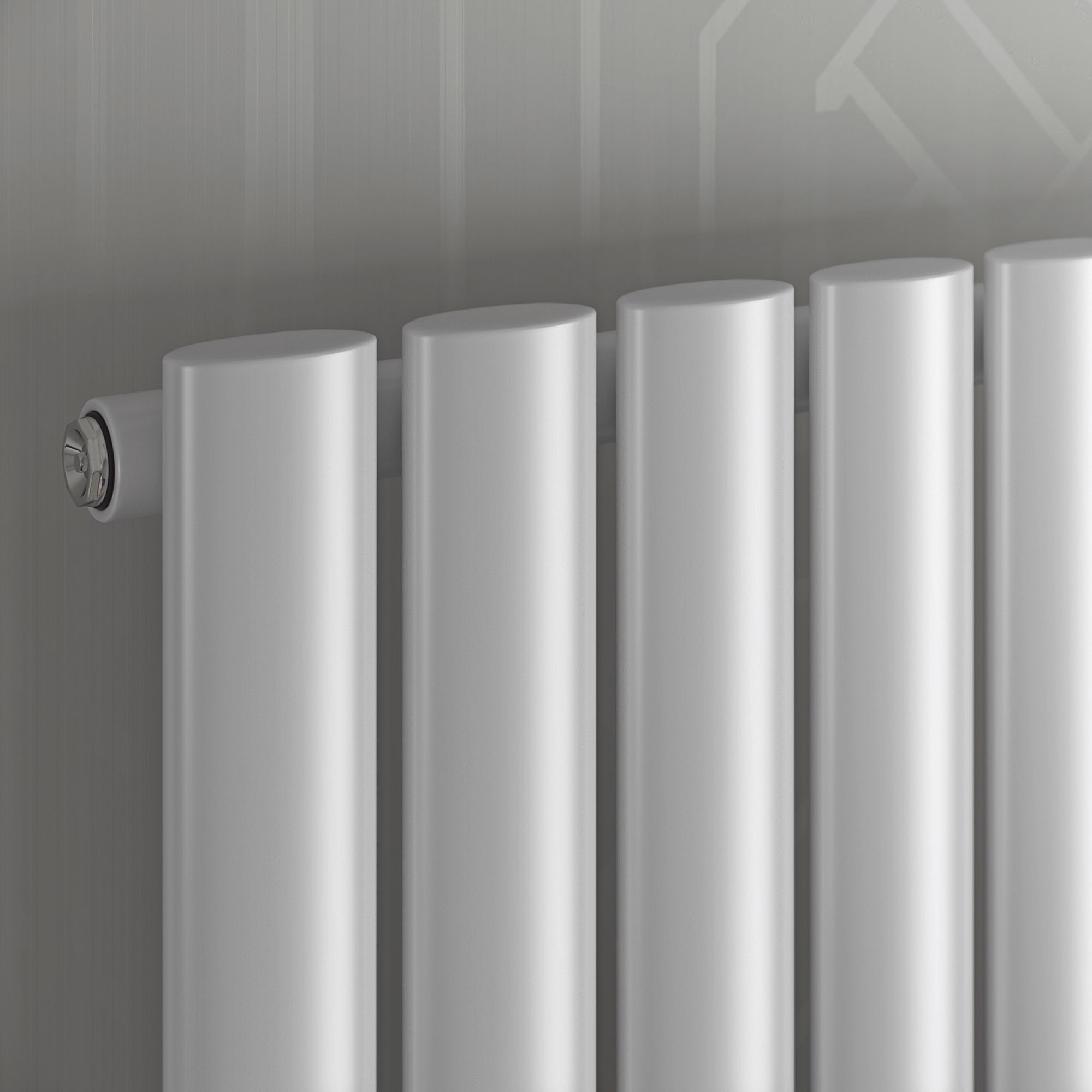 Ximax Champion FOR1500410W White Gas Vertical Designer Radiator, (W ...