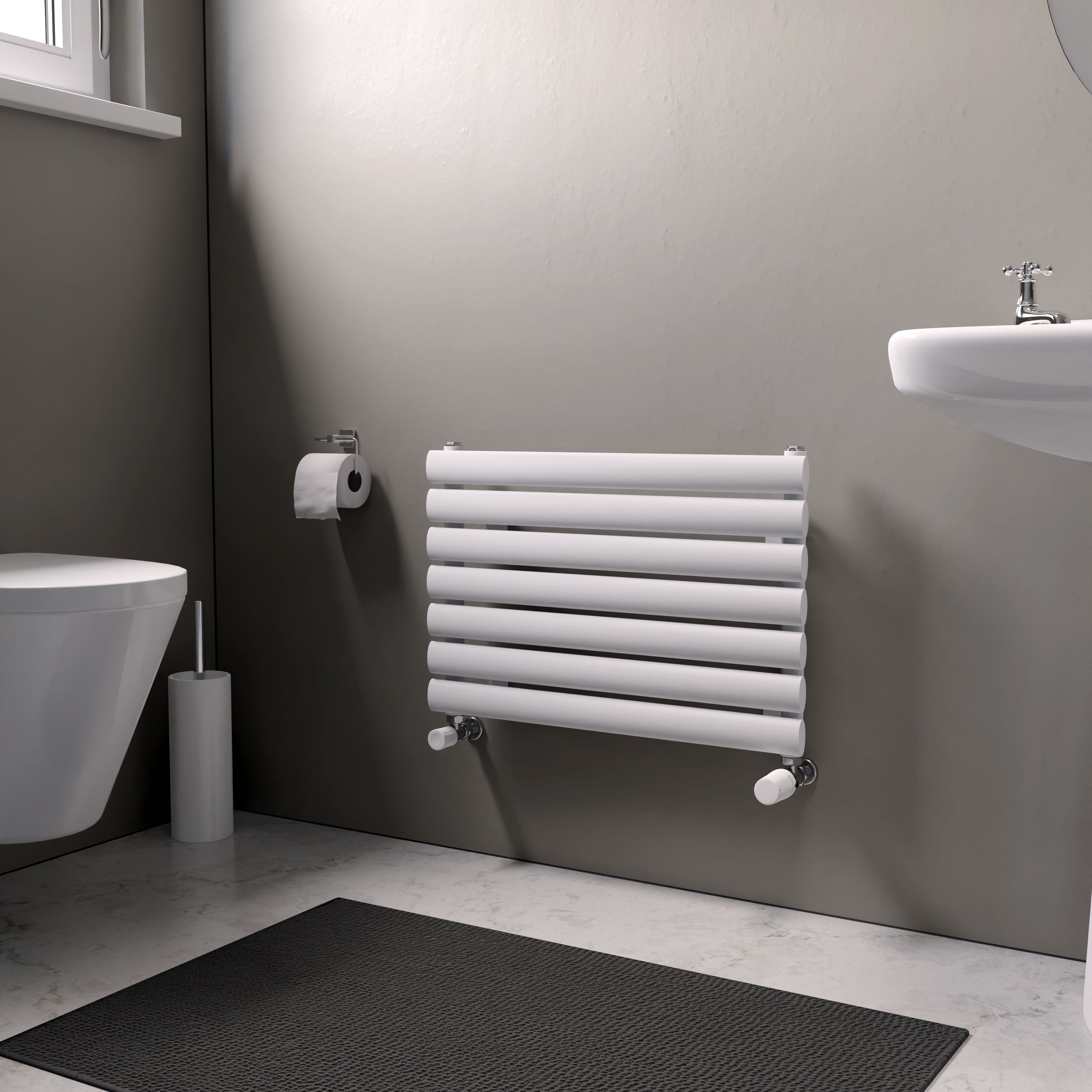 Ximax Champion FORH1164600W White Gas Horizontal Designer Radiator, (W ...