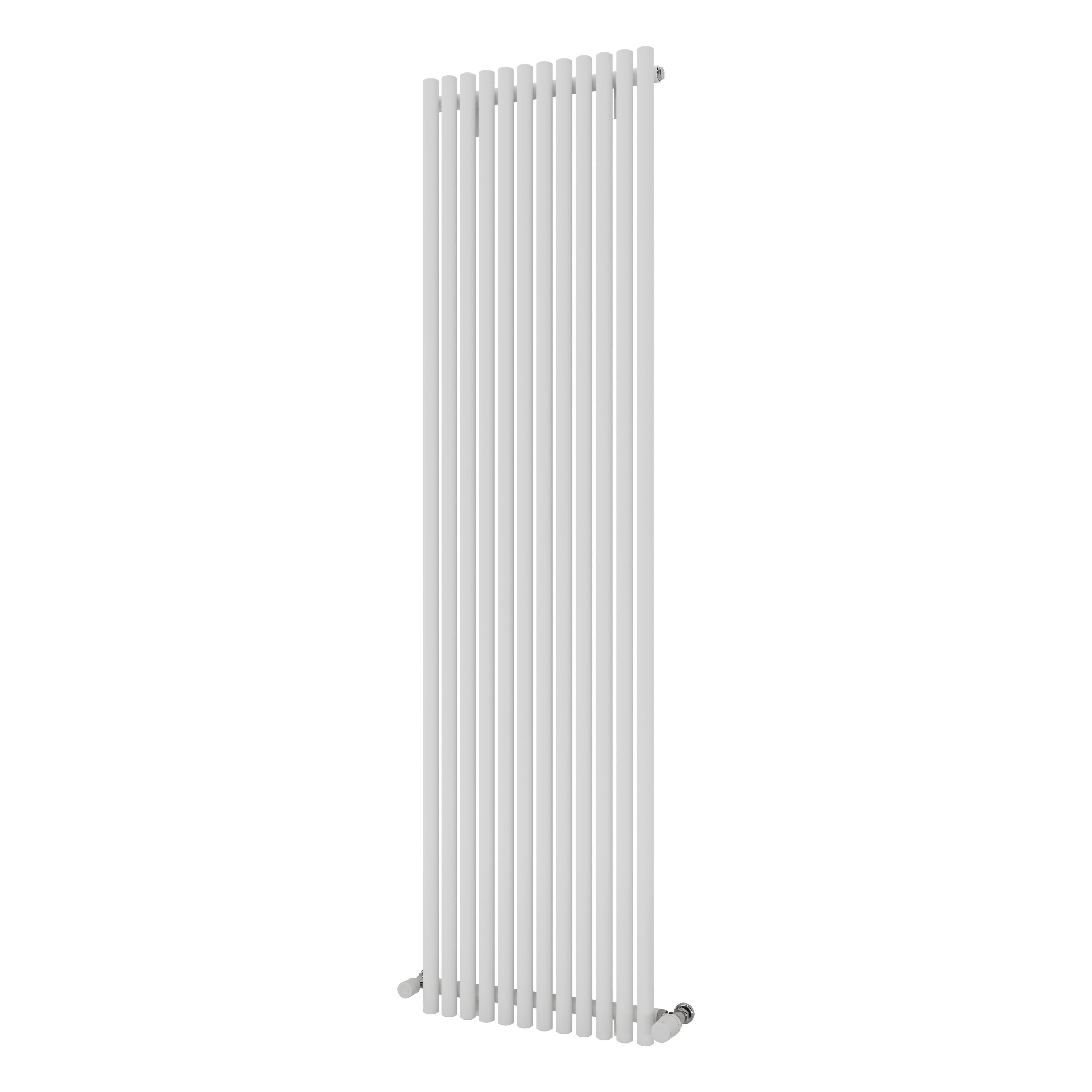 Ximax Champion Horizontal Satin white Vertical Designer Radiator, (W ...