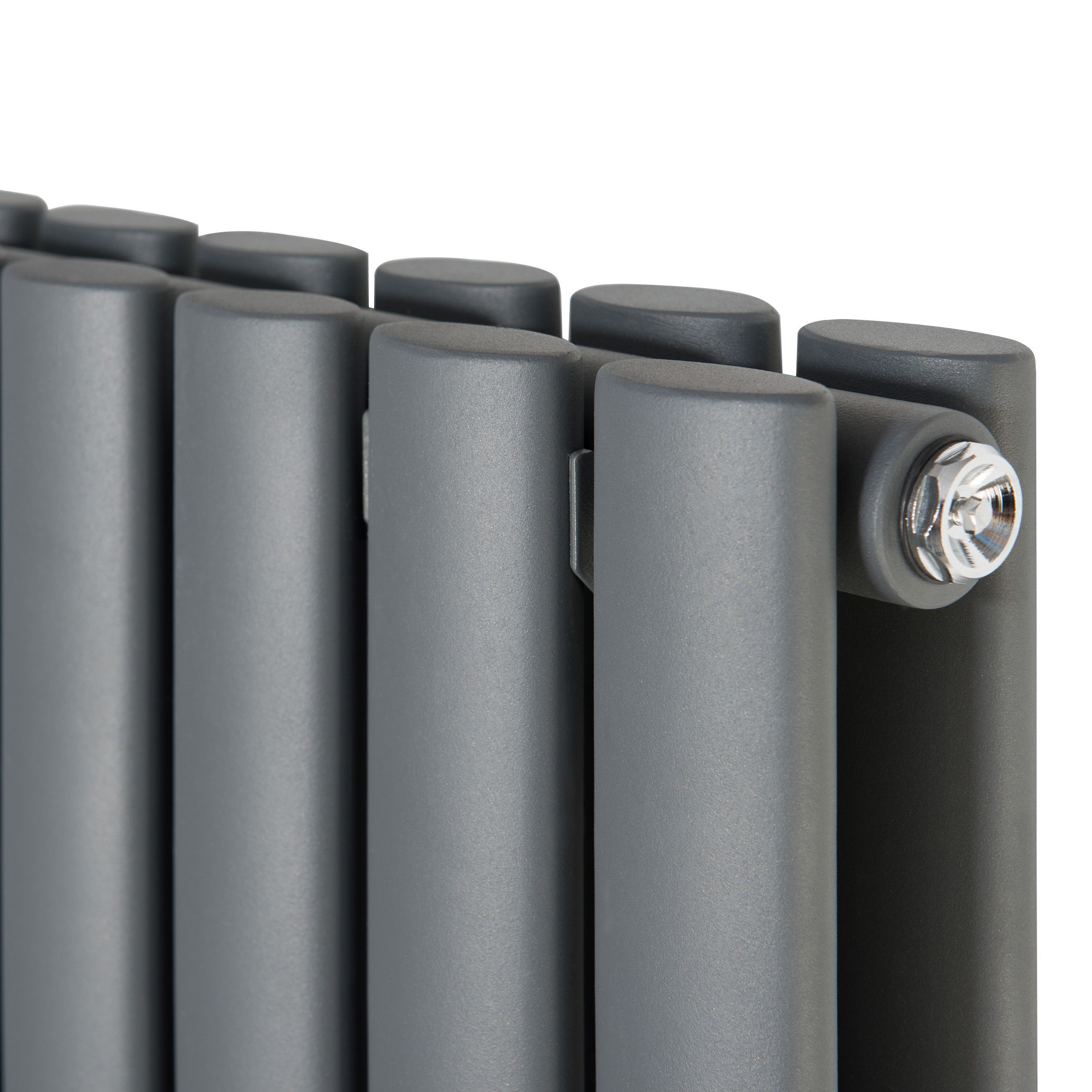 Ximax Fortuna Duplex Anthracite Vertical Designer Radiator, (W)236mm x ...