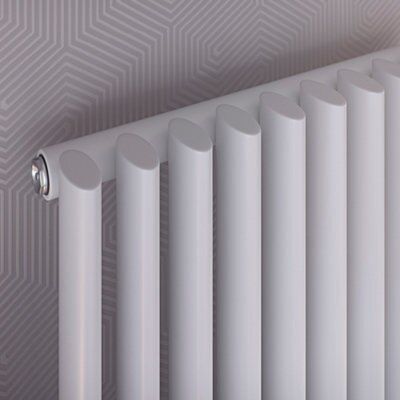 Ximax Fortuna twist White Vertical Designer Radiator, (W)295mm x (H ...