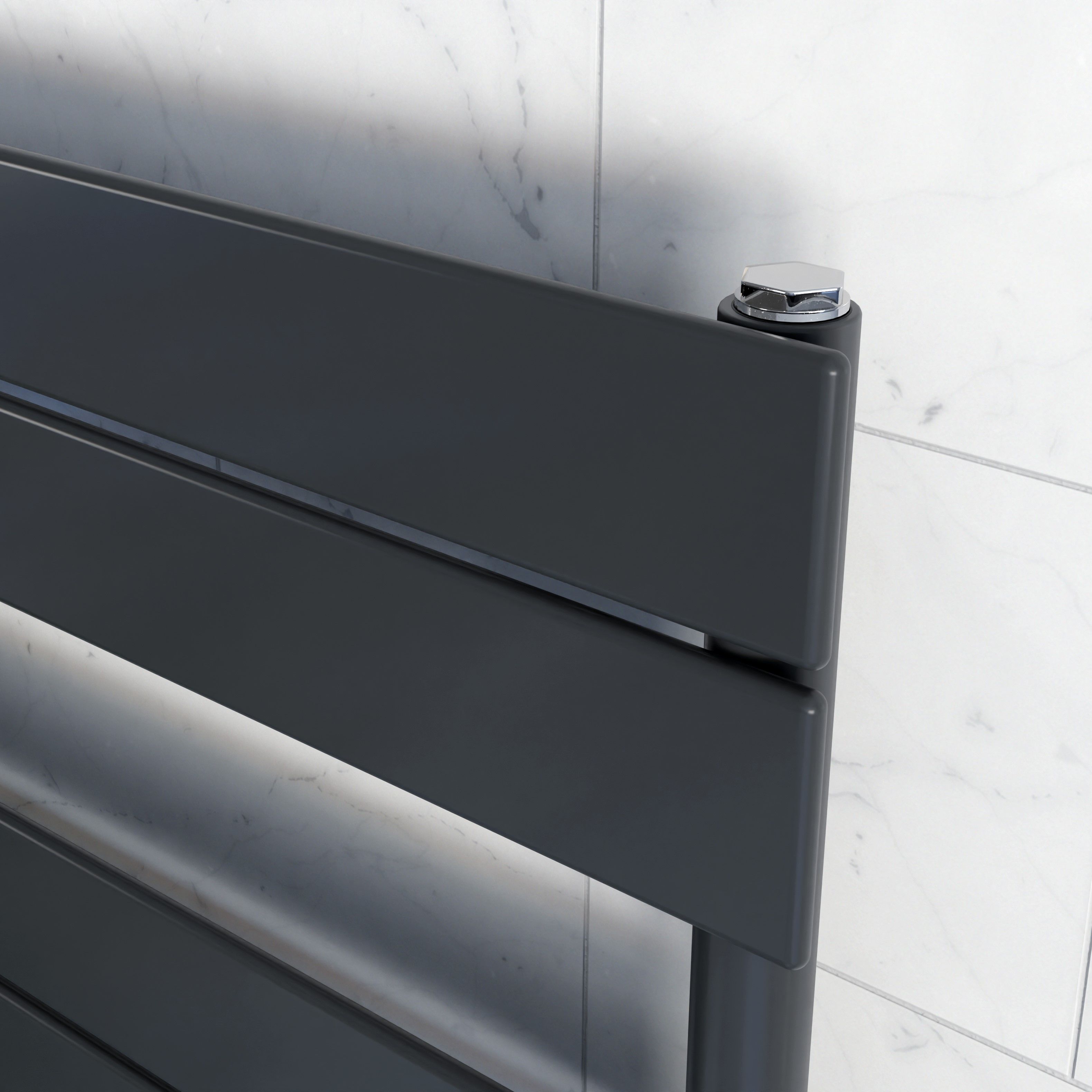Ximax P2 P21420600A Grey Gas Vertical Designer Radiator, (W)600mm x (H ...