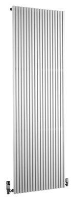 Ximax Quadro White Vertical Designer Radiator, (W)590mm x (H)1800mm ...