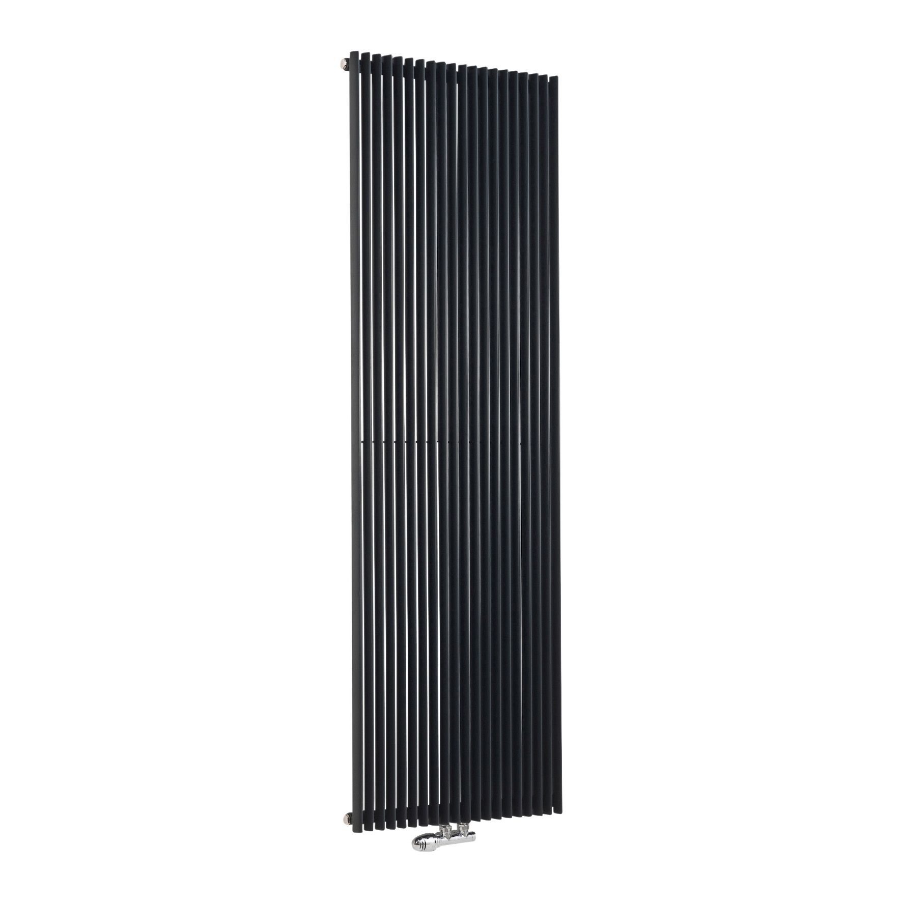 Ximax Triton Anthracite Vertical Designer Radiator, (W)450mm x (H ...