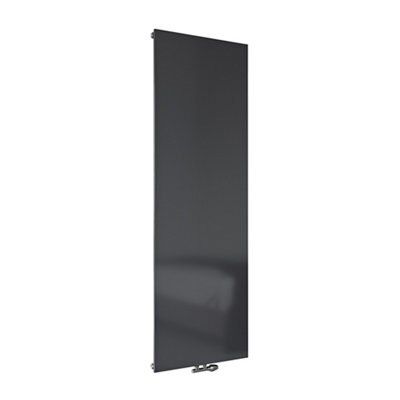 Ximax Vertiplan Anthracite Vertical Designer Radiator, (W)595mm x (H)1200mm
