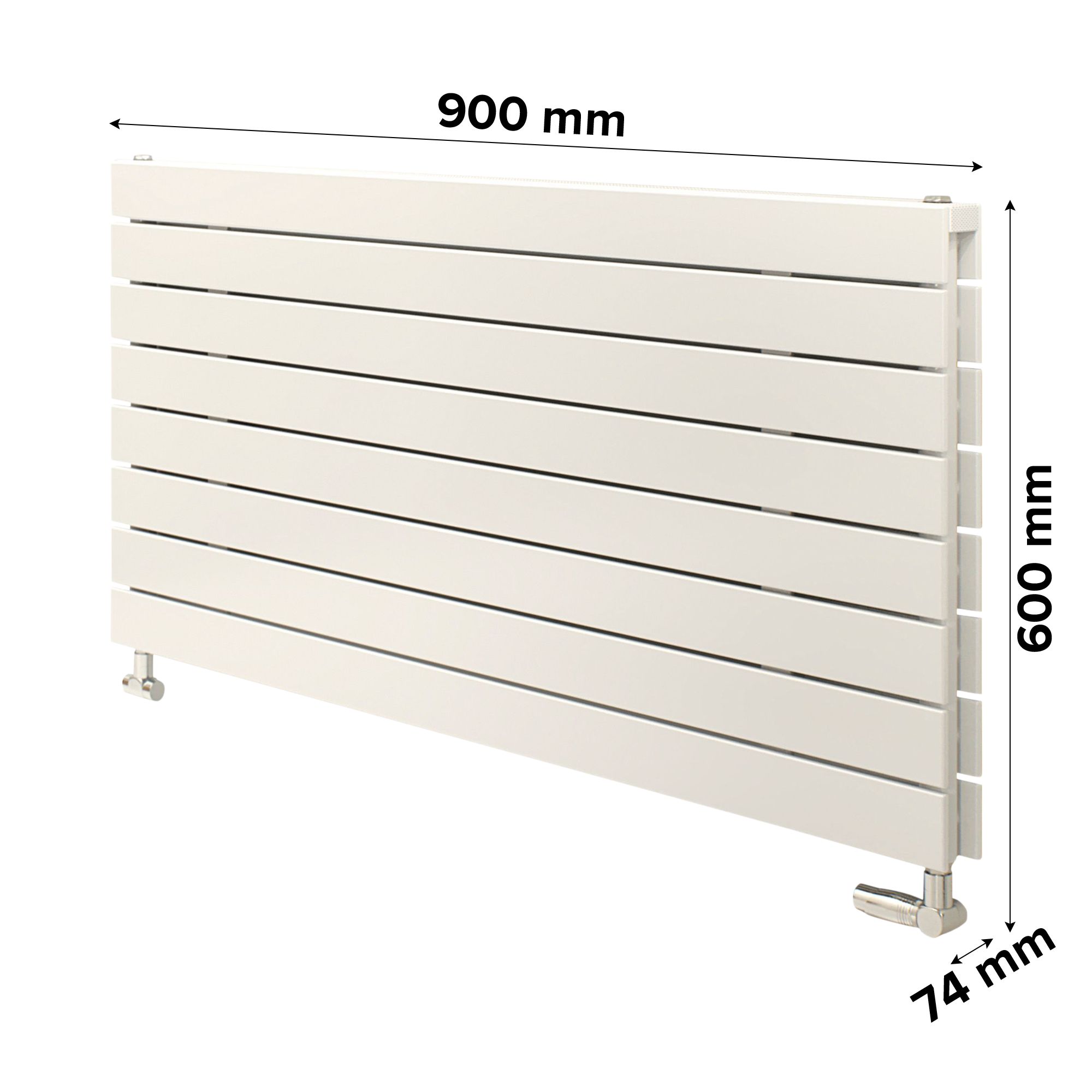 Ximax Vertirad Duplex Deluxe HWHDX6090W White Horizontal Designer ...