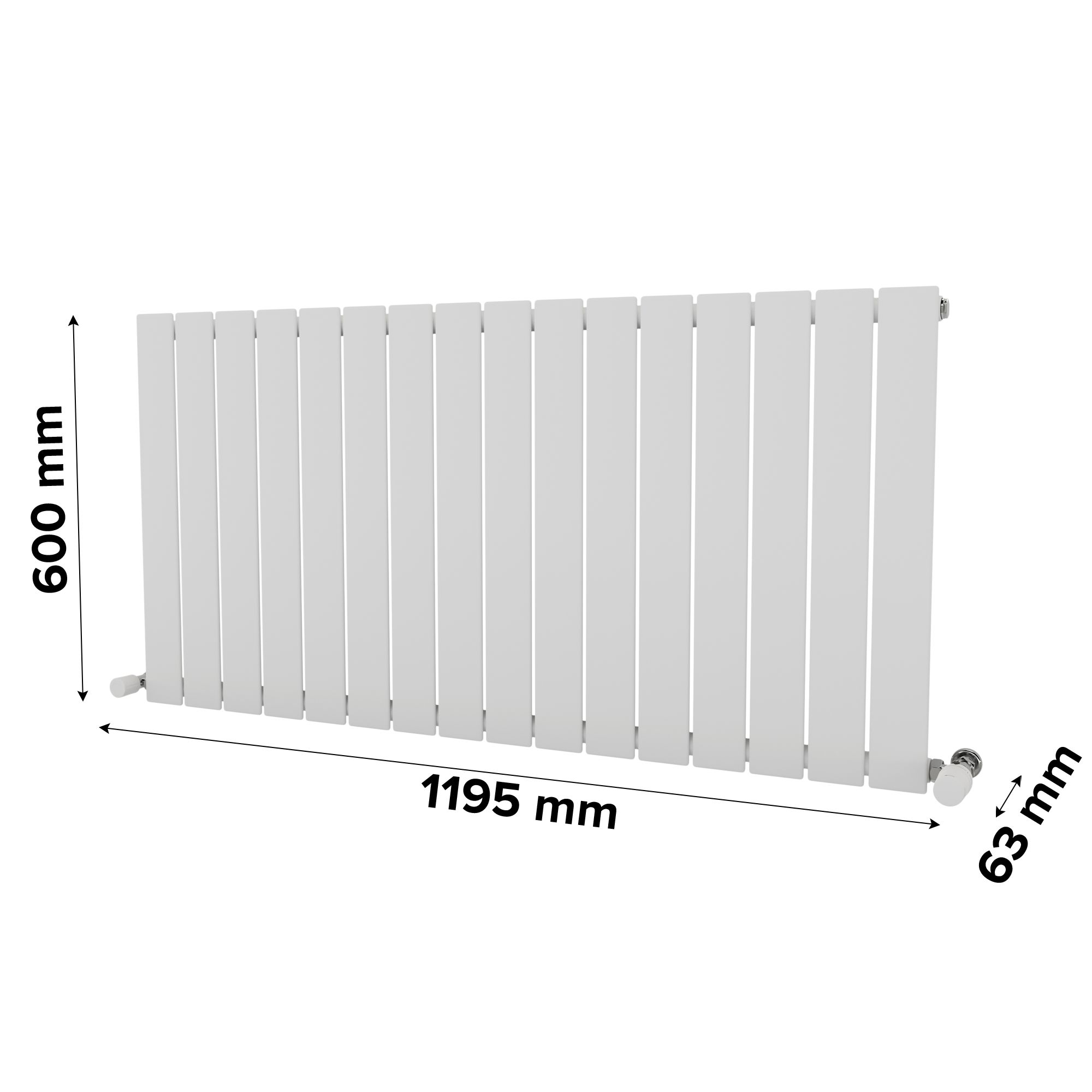 Ximax Vertirad HW6001195W White Gas Horizontal Designer panel 2809BTU ...