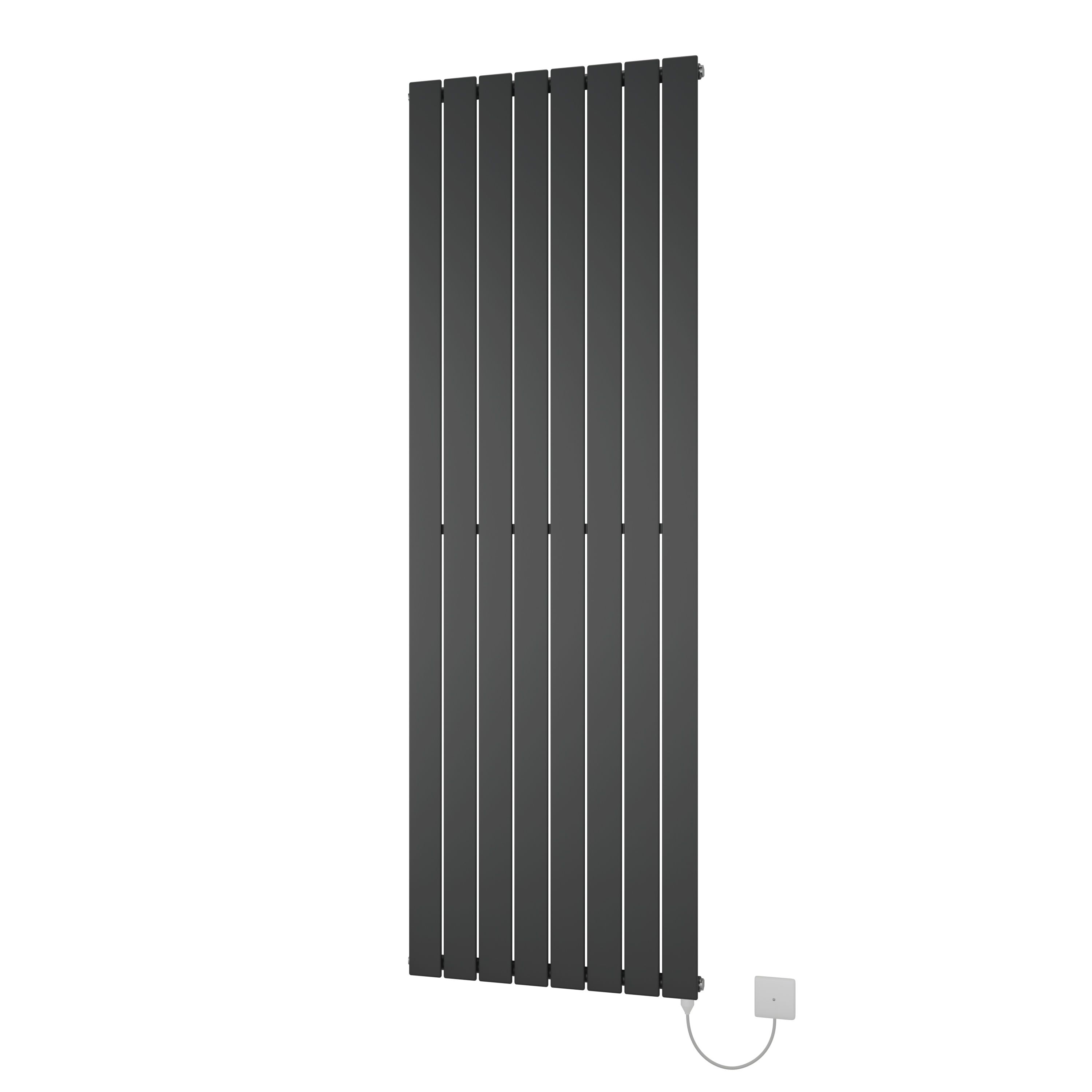 Ximax Vertirad Satin anthracite Vertical Electric designer Radiator, (W ...