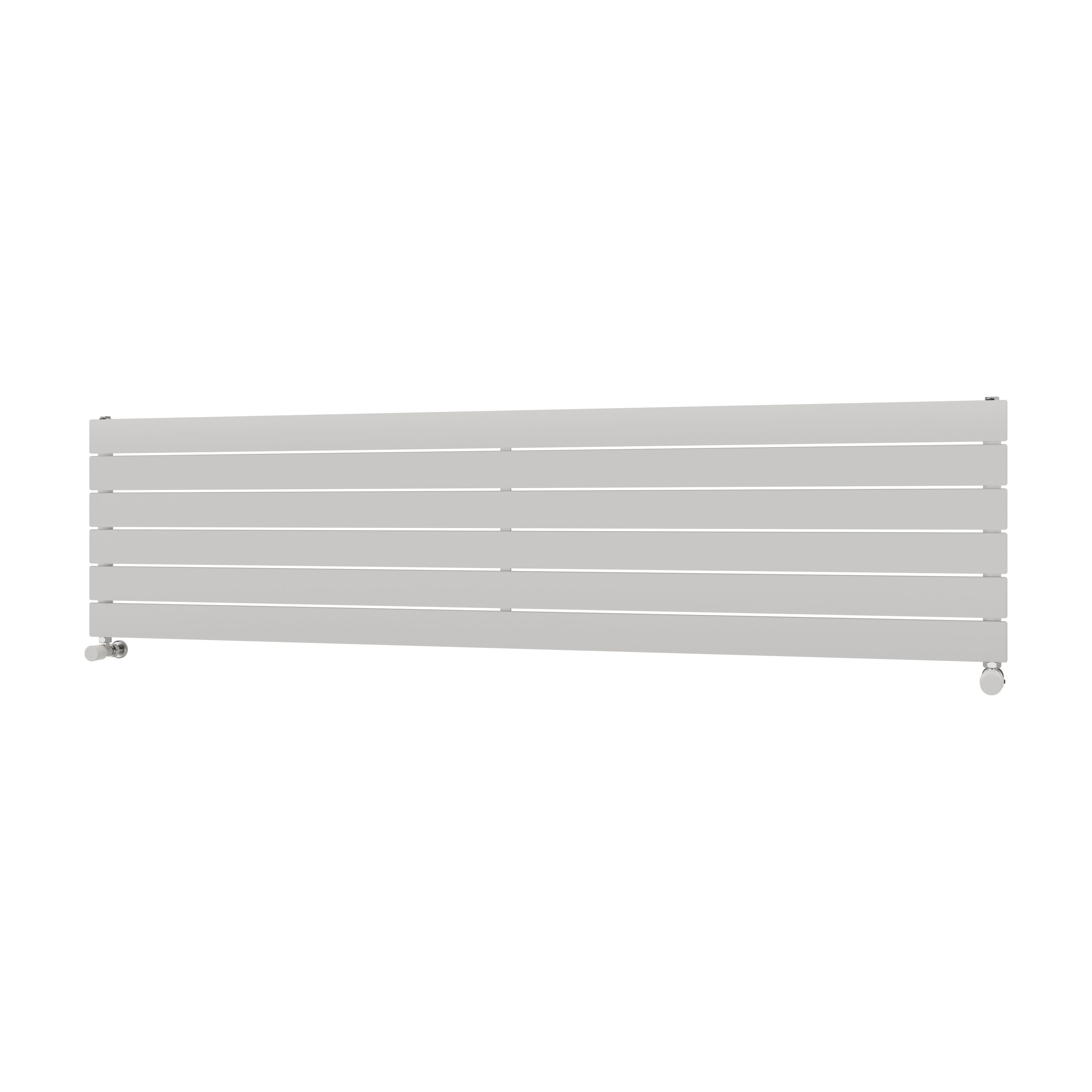 Ximax Vertirad Satin white Horizontal Designer panel Radiator, (W ...