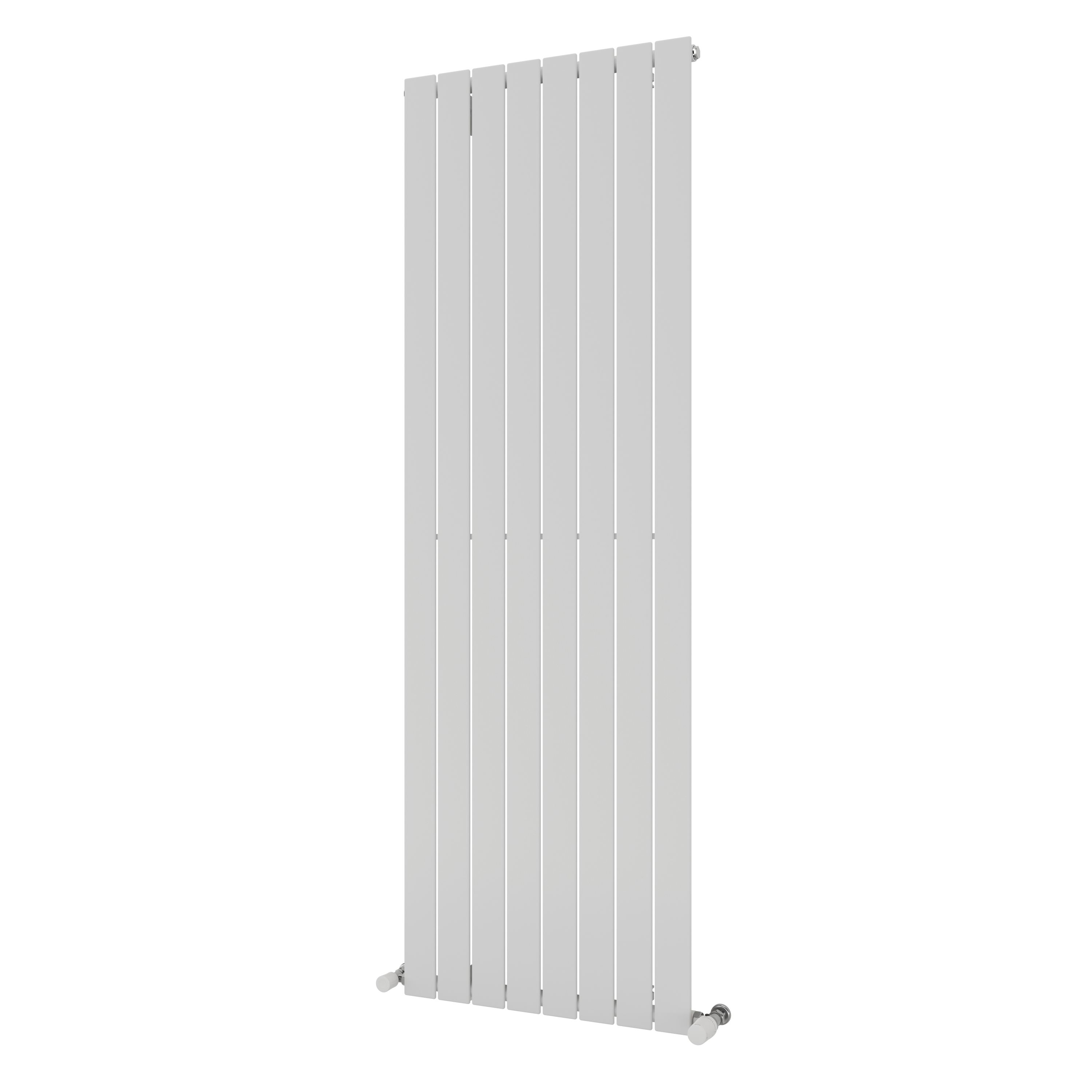 Ximax Vertirad Satin white Vertical Designer panel Radiator, (W)595mm x ...