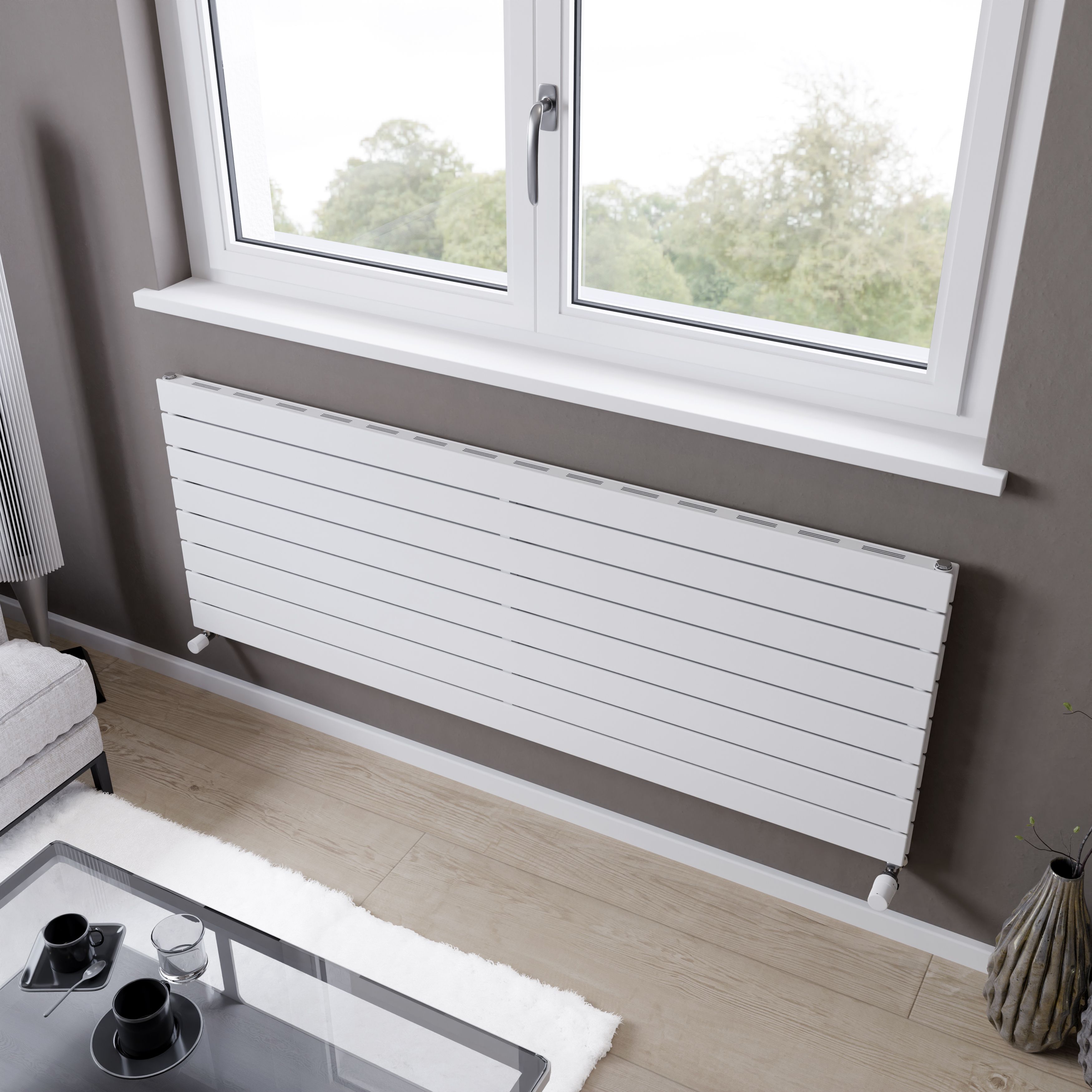 Ximax Vertirad Slimline Duplex Deluxe HWDHS5951000W White Gas ...