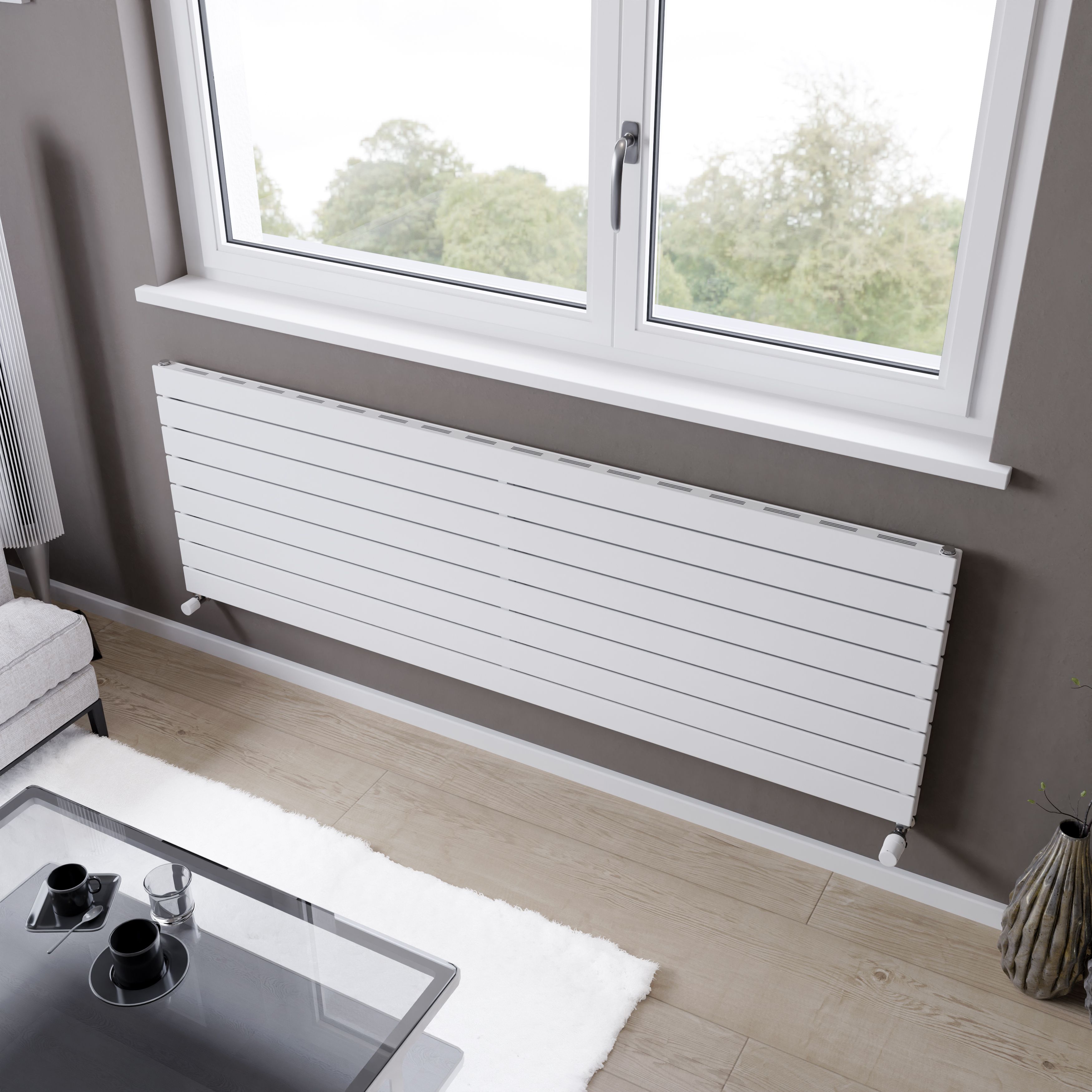 Ximax Vertirad Slimline Duplex Deluxe HWDHS5951000W White Gas ...