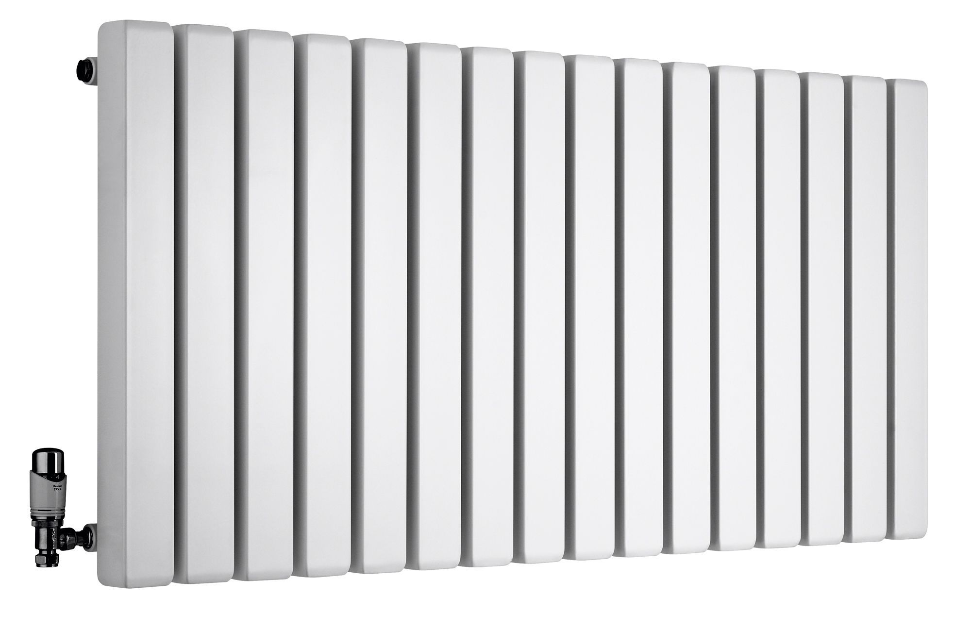 Ximax Vulkan Square White Horizontal Designer Radiator, (W)885mm x (H ...