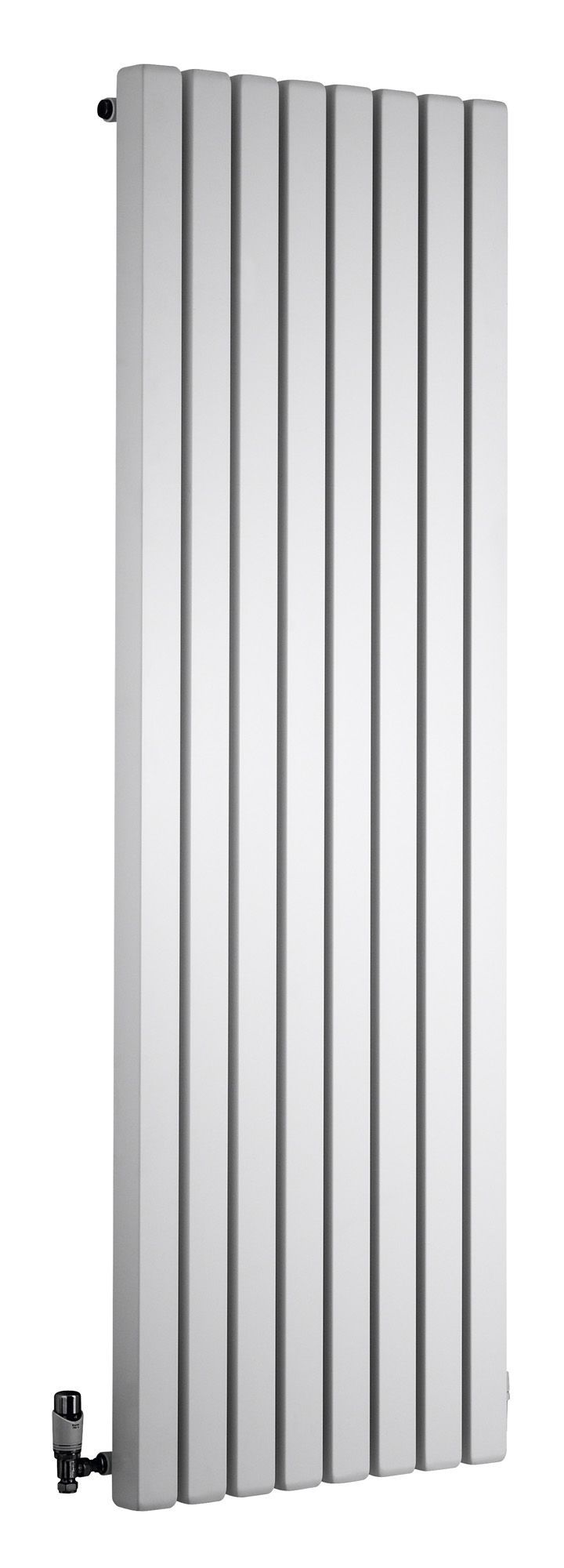 Ximax Vulkan Square White Vertical Designer Radiator, (W)585mm x (H ...