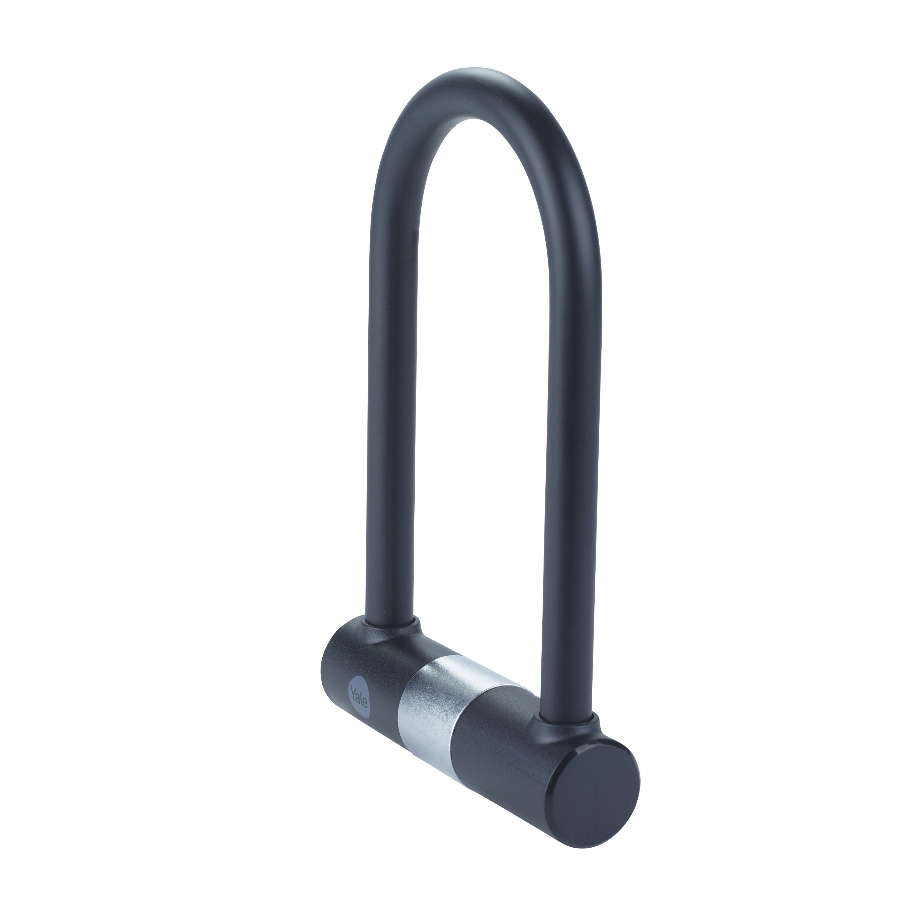 Yale Essential Black Hardened steel Key D-lock (W)158mm