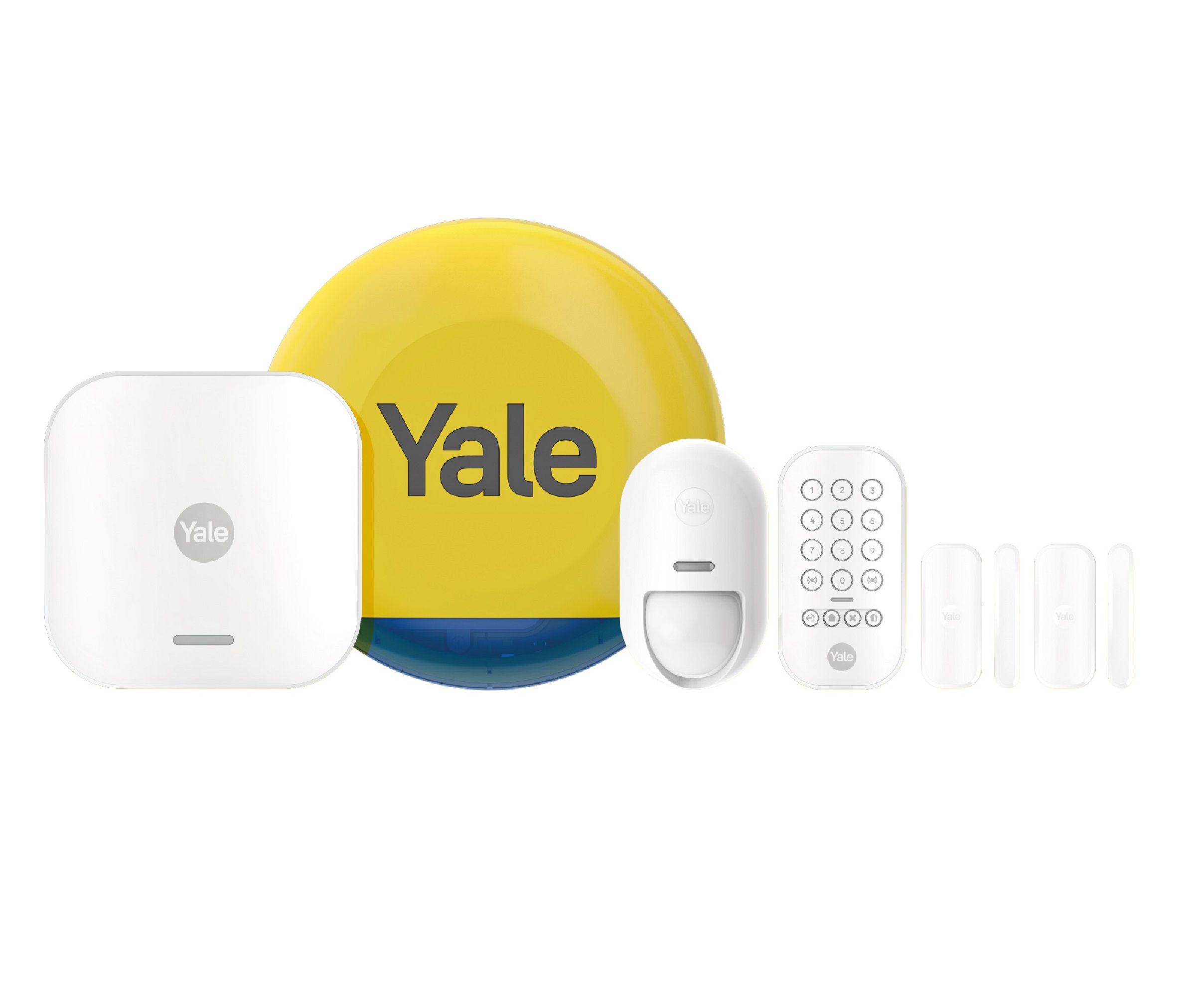 Yale Home AL-SK1-1A-UK Intruder alarm kit, 6 piece