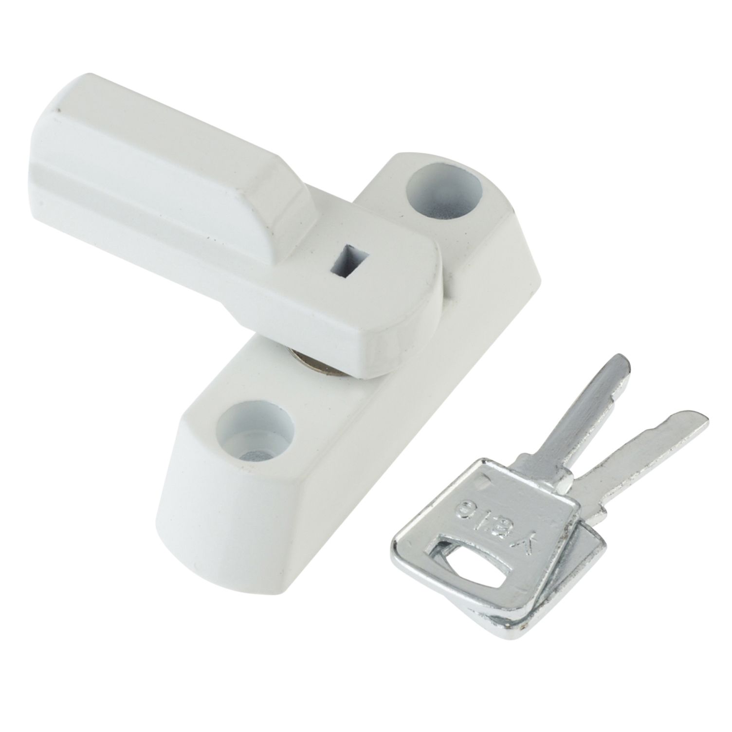 Yale White uPVC Window Lock at B&Q