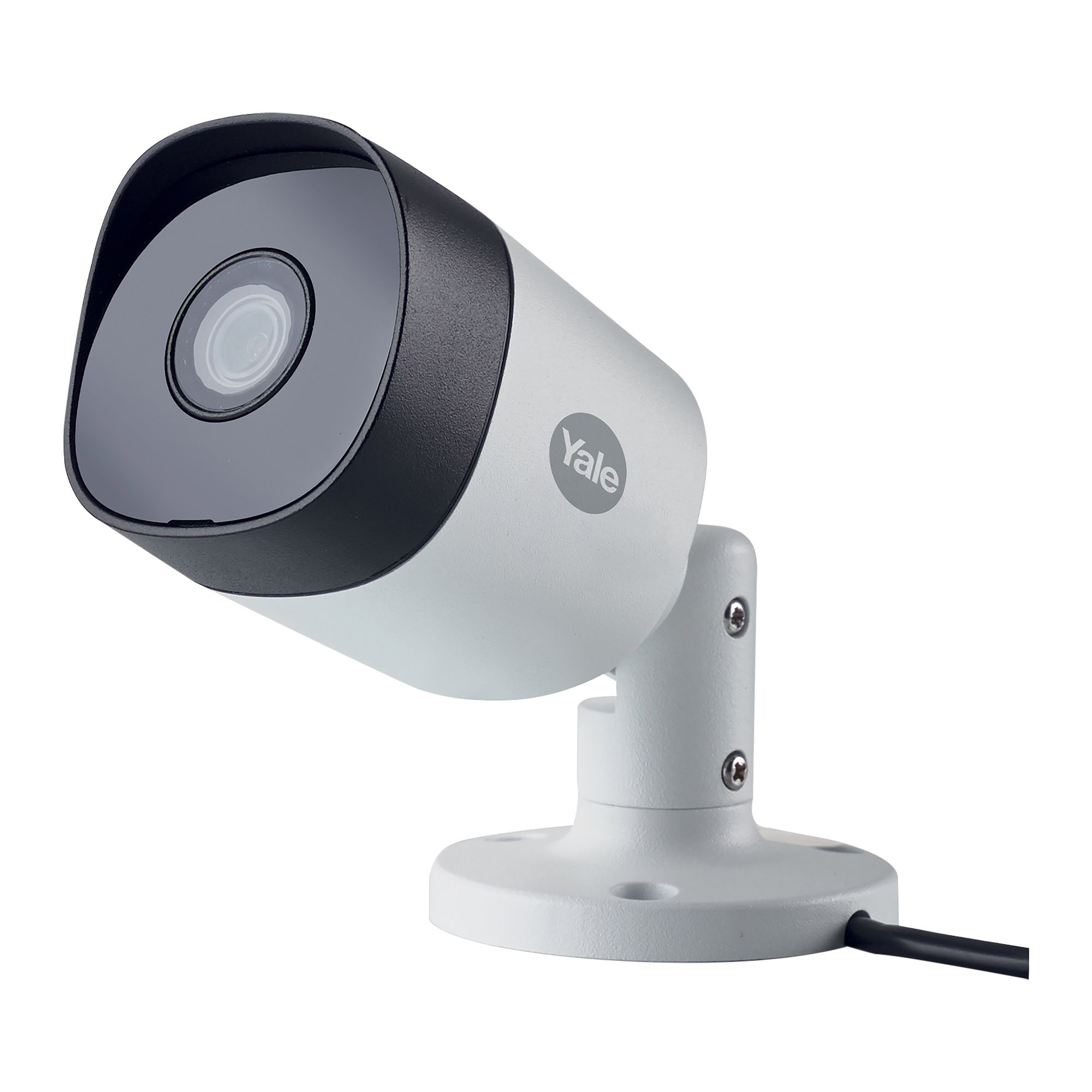 Yale Wired Outdoor Tilt adjustable Smart camera - White | DIY at B&Q