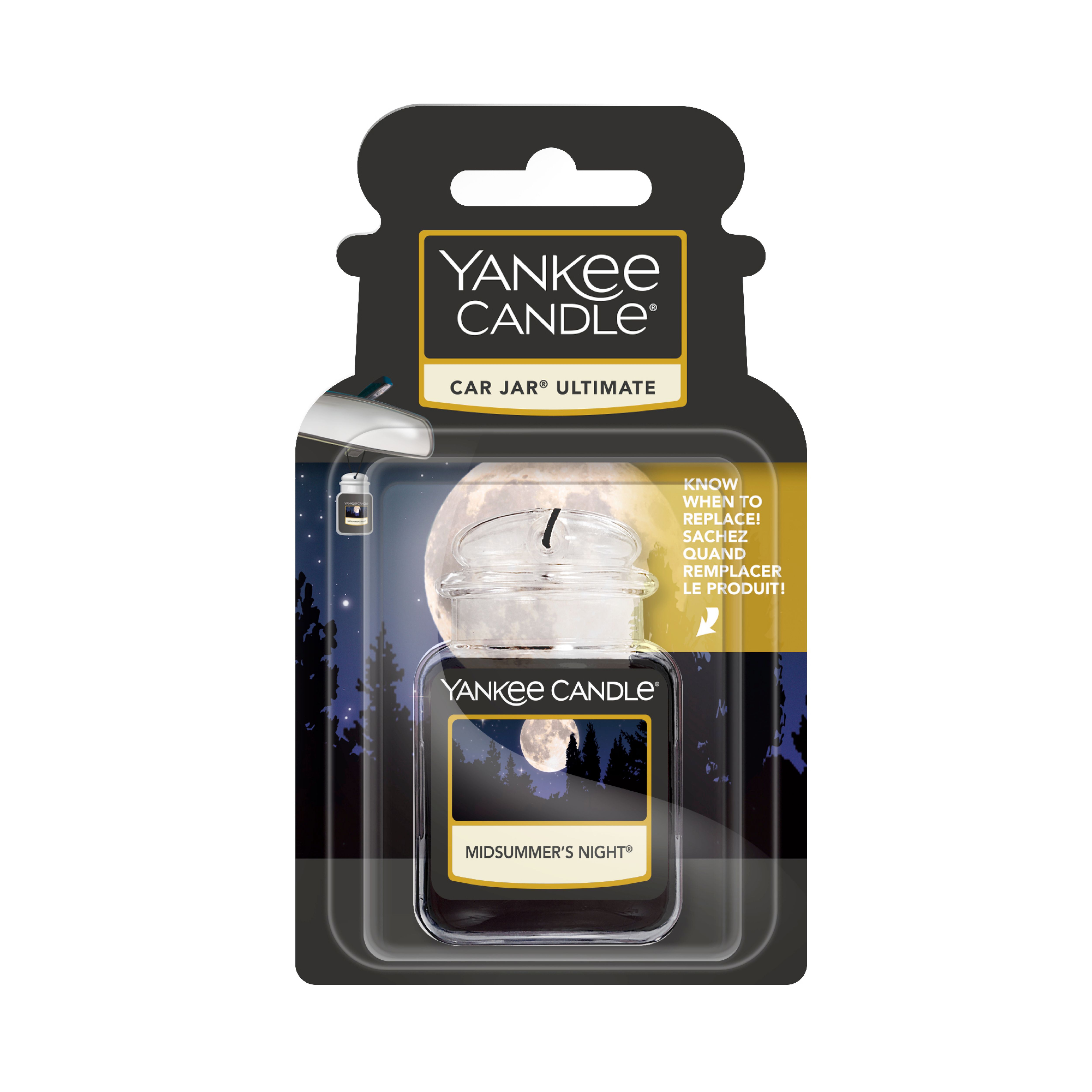 Yankee Candle Car Jar Ultimate Midsummers Night Air freshener, 24g ...