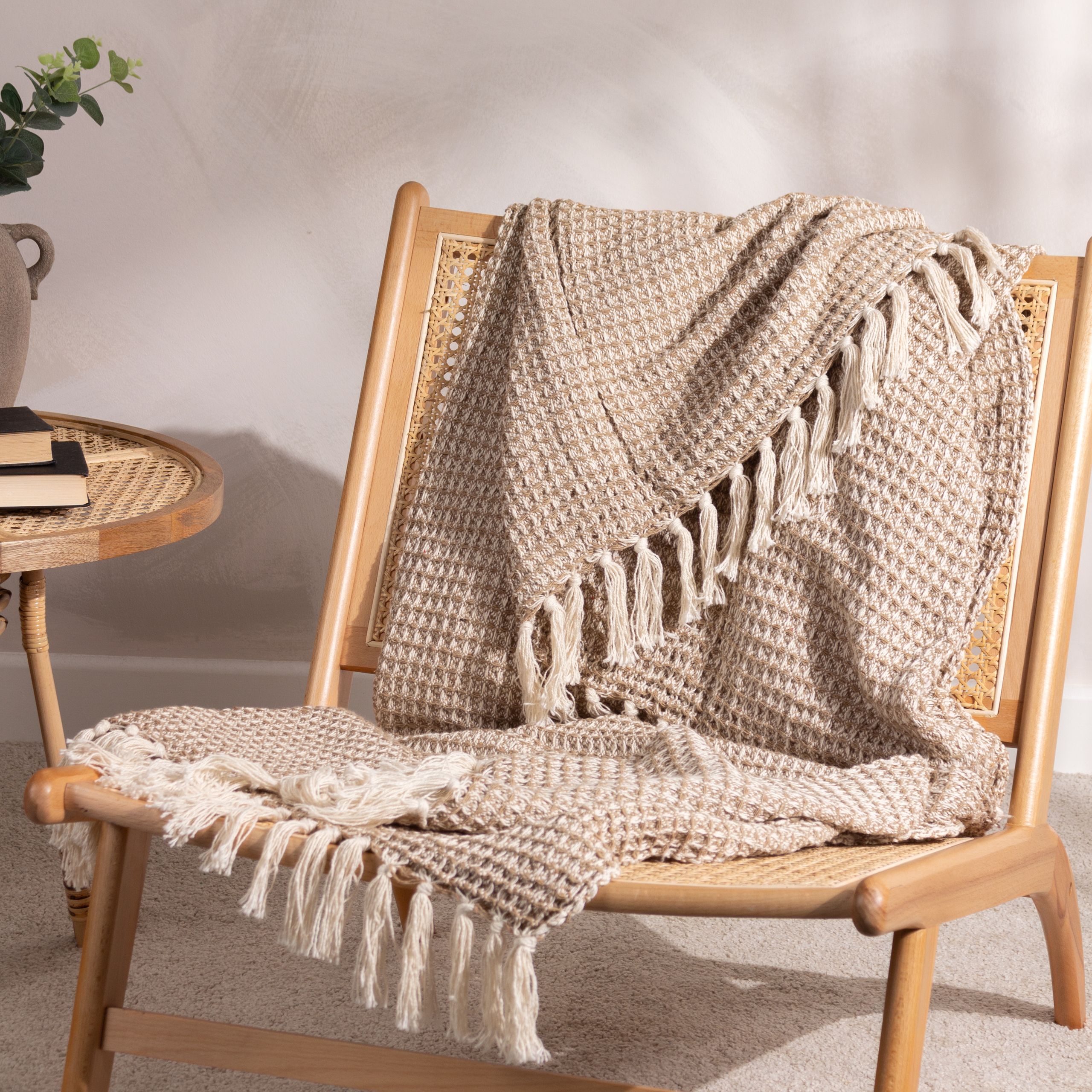 Yard Lorne Biscuit Woven Throw
