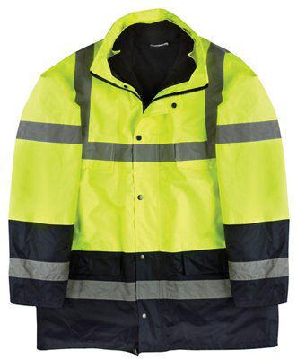 Yellow Hi-vis jacket X Large