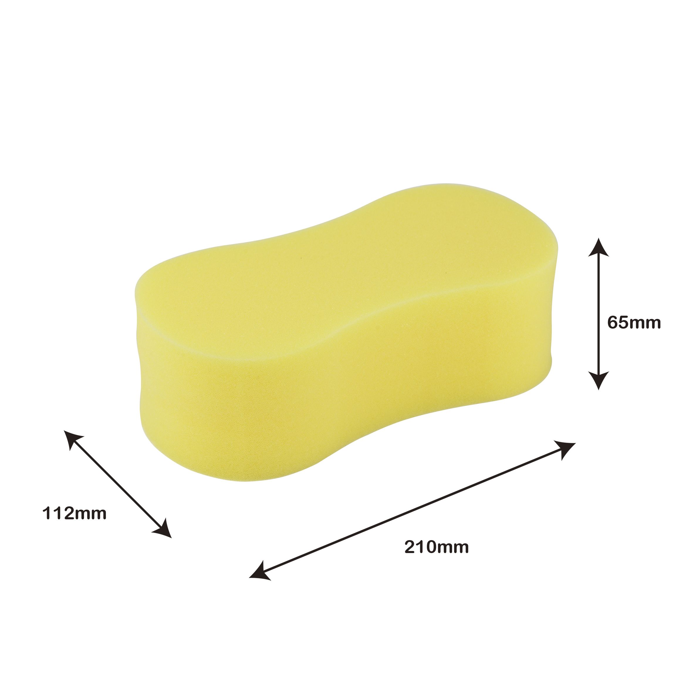 YELLOW POLYURETHANE (PU) JUMBO SUPER ABSORBANT JUMBO CAR SPONGE