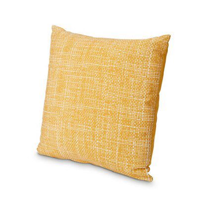 Yellow Print effect Cushion, (L)3cm x (W)43cm