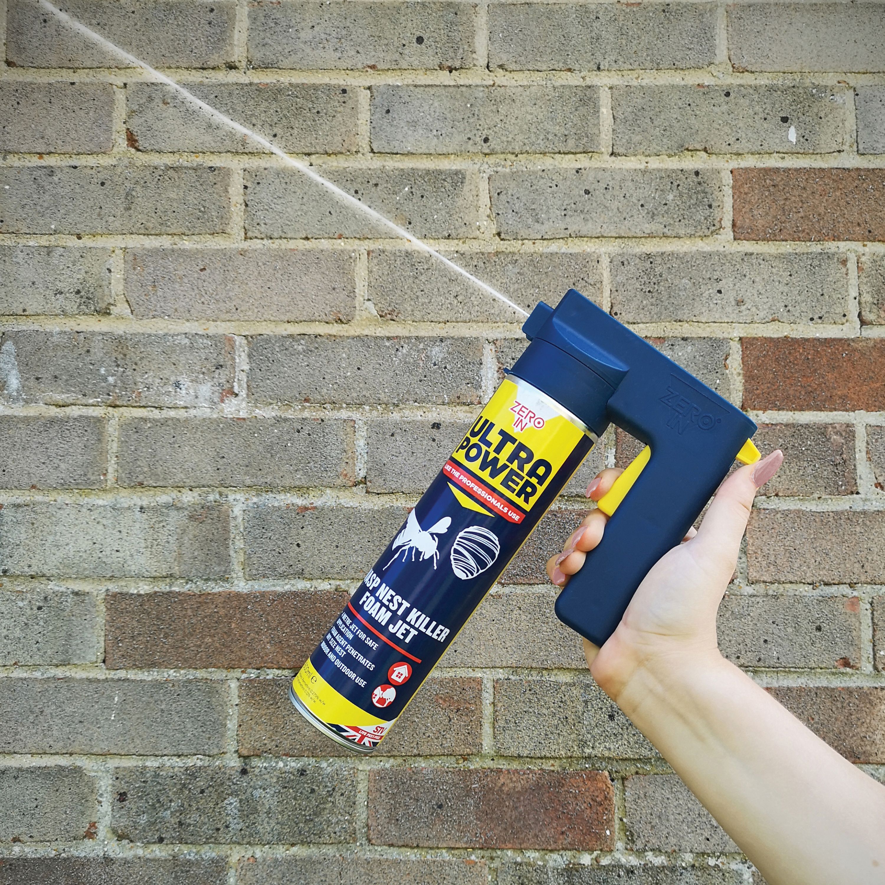 Zero In Wasp nest killer Gas & liquid 300ml 600g