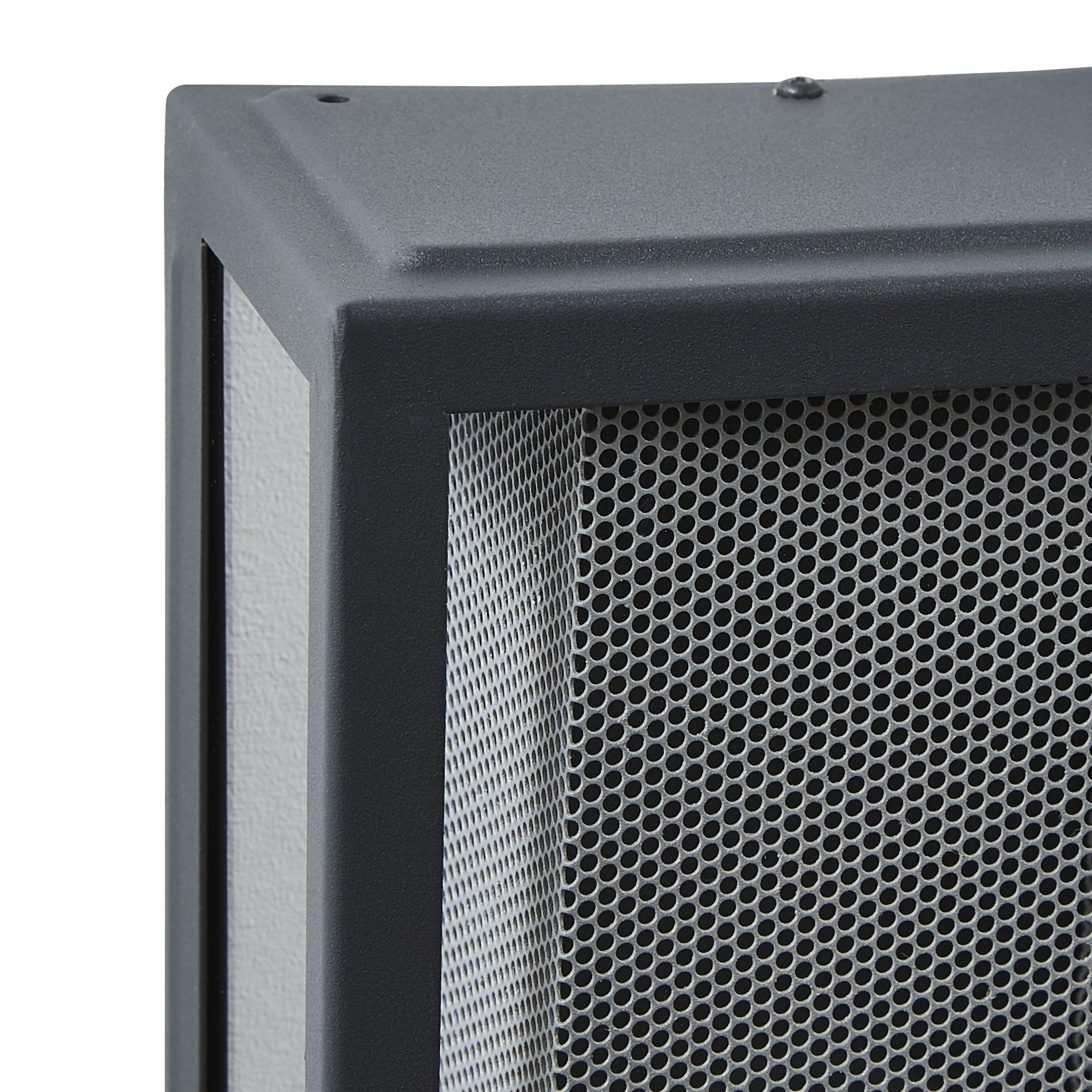 Zinc Cuba Fixed Matt Anthracite Mains-powered LED Outdoor On/Off Wall ...