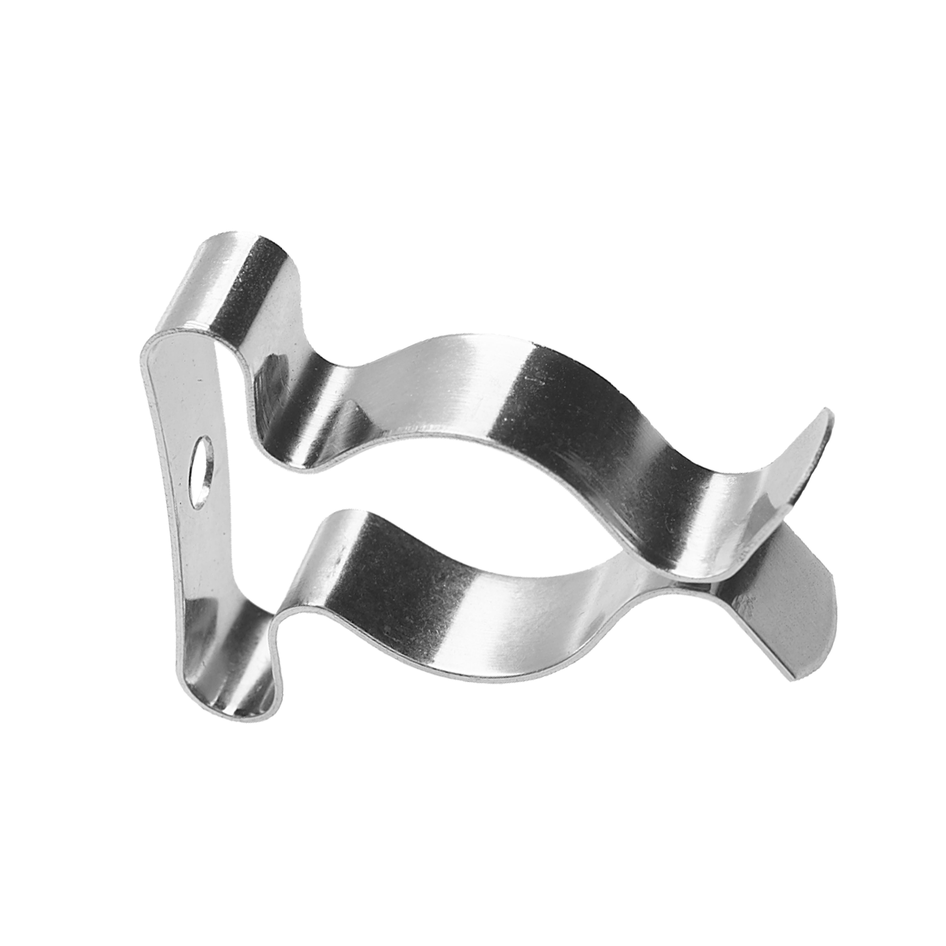 Zinc-plated Steel Clip-on 22mm- 30mm Spring clips, Pack of 6 | £7.90 at B&Q