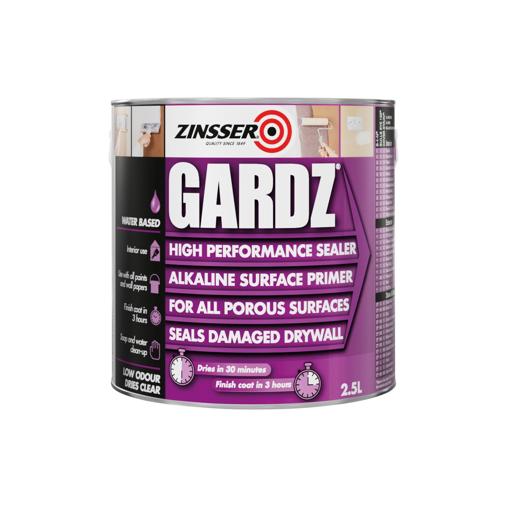Zinsser Gardz Clear Gloss Multi-surface Primer & sealer, 2.5L