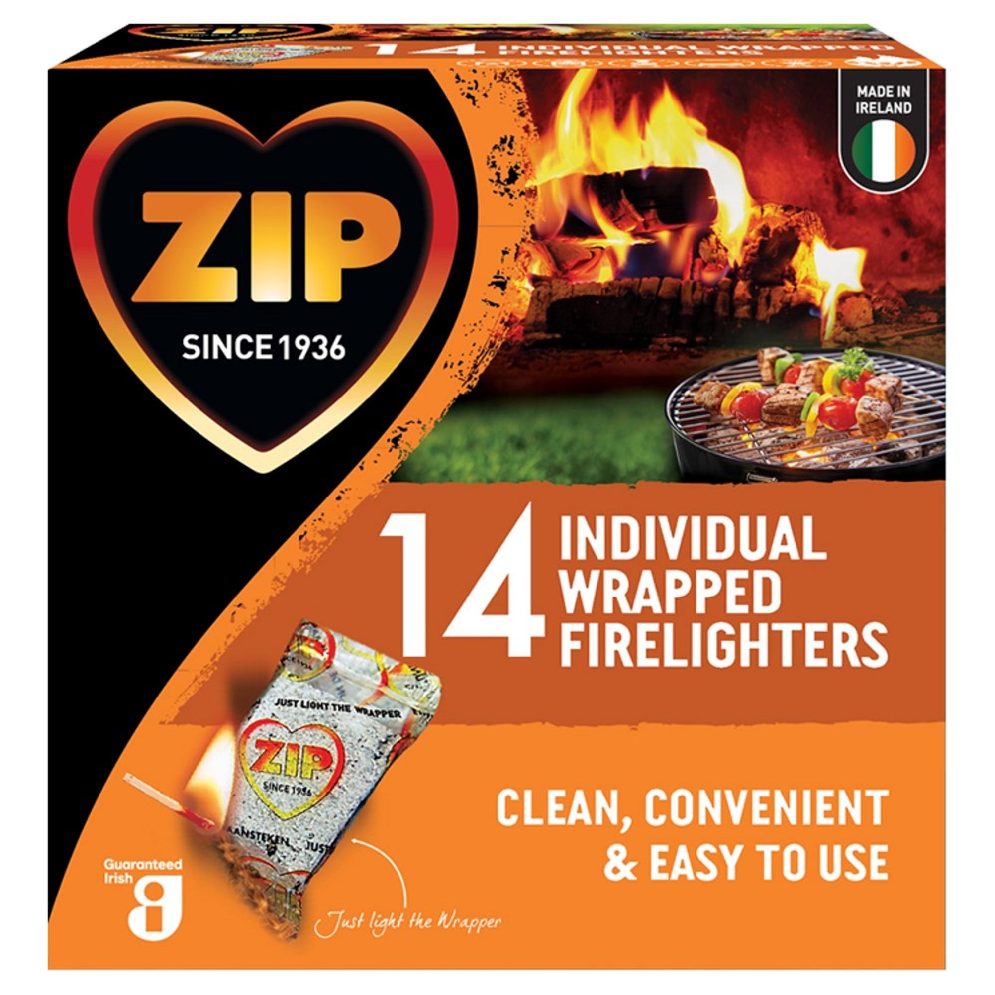 Zip Firelighters 280g, Pack of 14