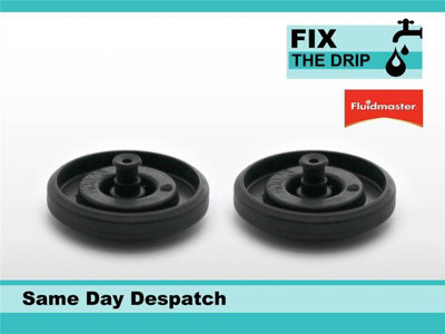 (242MP071) 2 x Fluidmaster Multi Pressure Cistern Ball Valve Diaphragm ...