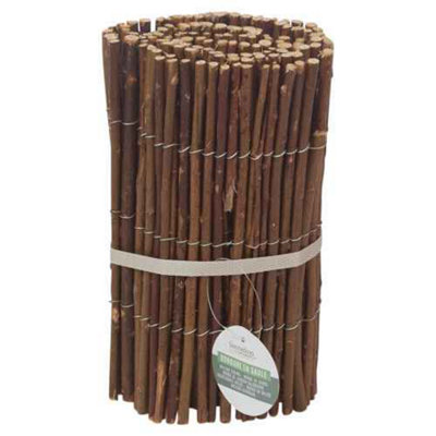 (4 PACK) FLEXIBLE WOODEN WILLOW GARDEN EDGING & ARCH FENCING