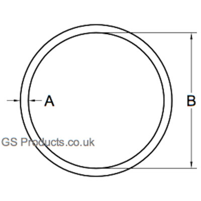 (6-pack) 8mm x 40mm Stainless Steel Round Ring O Ring Marine Grade ...