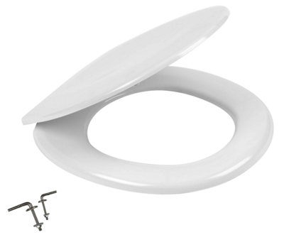 (A801D30001) Roca Laura Replacement Seat with Standard Hinges White